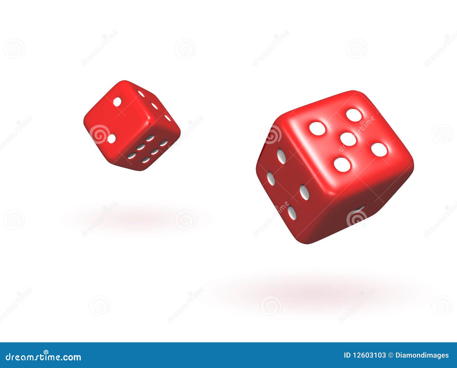 Bouncing Dice stock illustration. Illustration of dice - 12603103