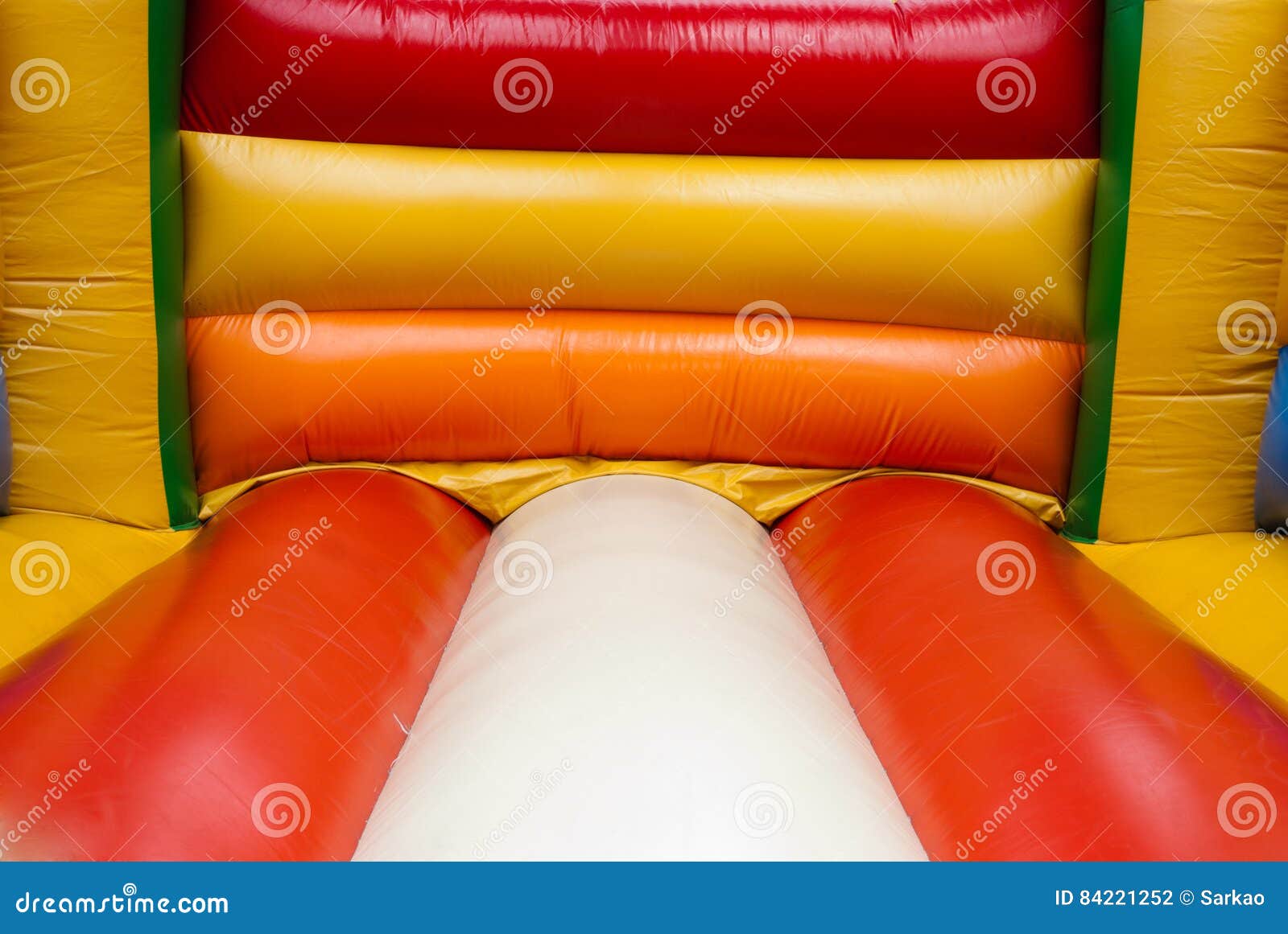 Bouncy castle interior stock photo. Image of green, bounce - 84221252