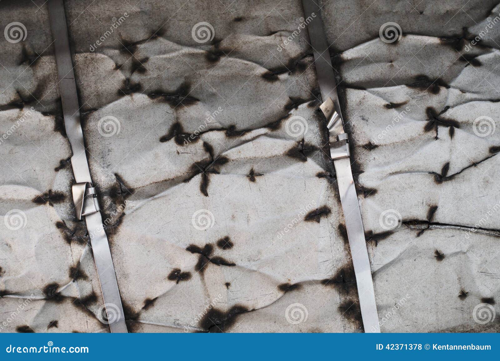 Bound Sheet Metal with Ties Stock Photo - Image of textured, sheet ...