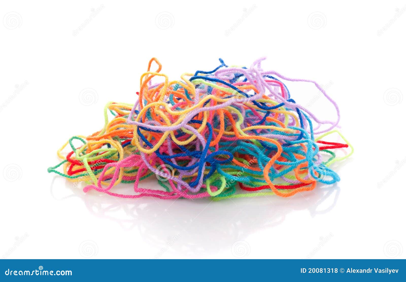 The Bound Strings for Knitting Stock Photo - Image of yarn, knitting ...