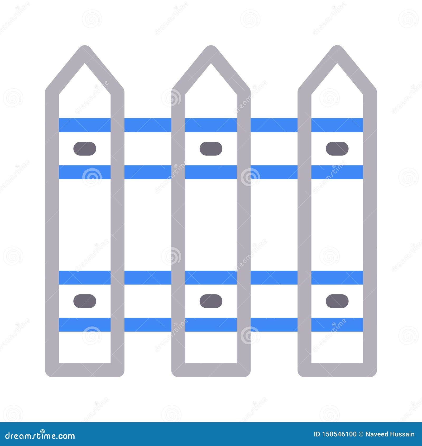 Boundary Color Line Vector Icon Stock Vector - Illustration of graphic ...