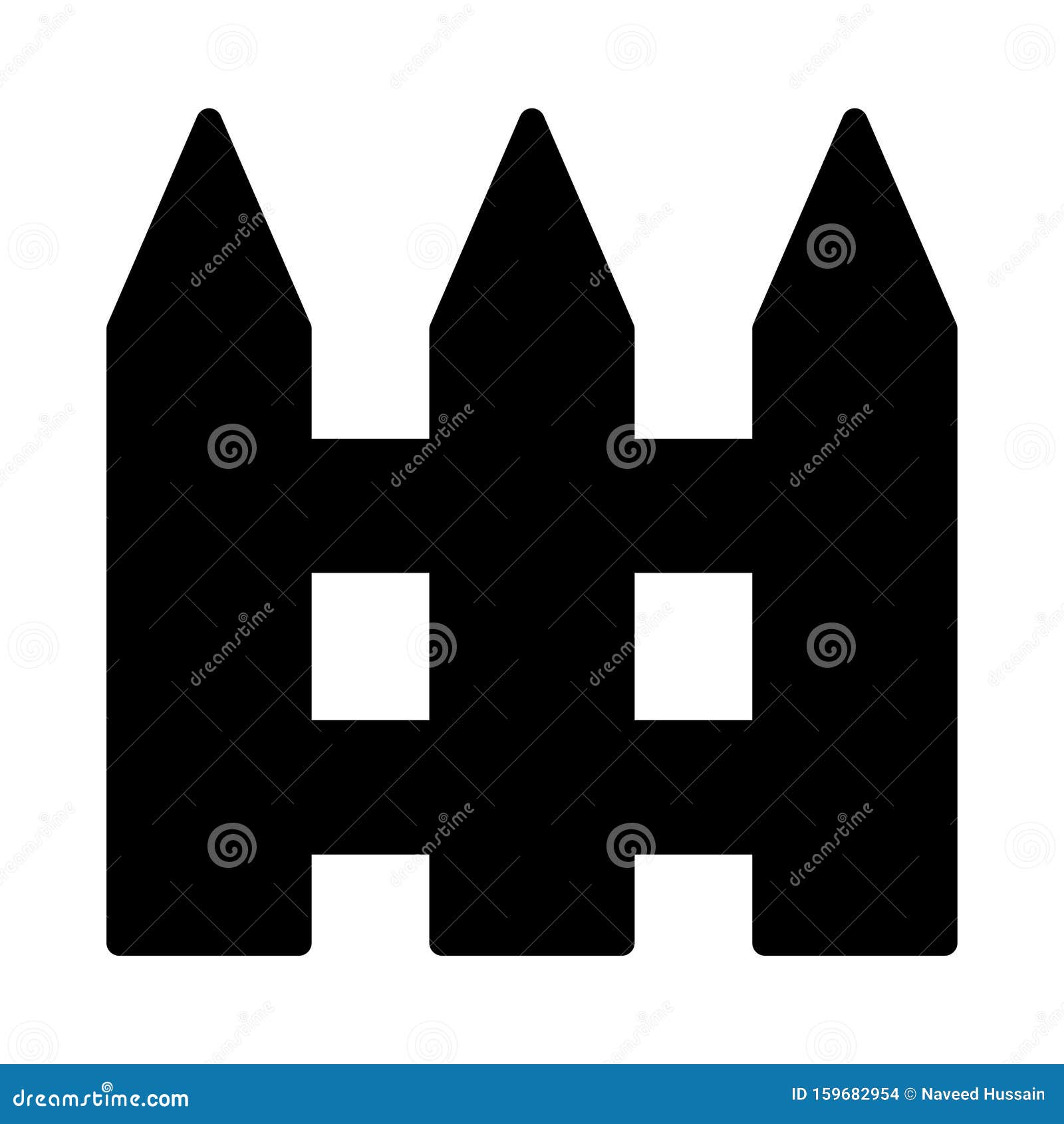 Boundary Vector Glyph Flat Icon Stock Vector - Illustration of icon ...