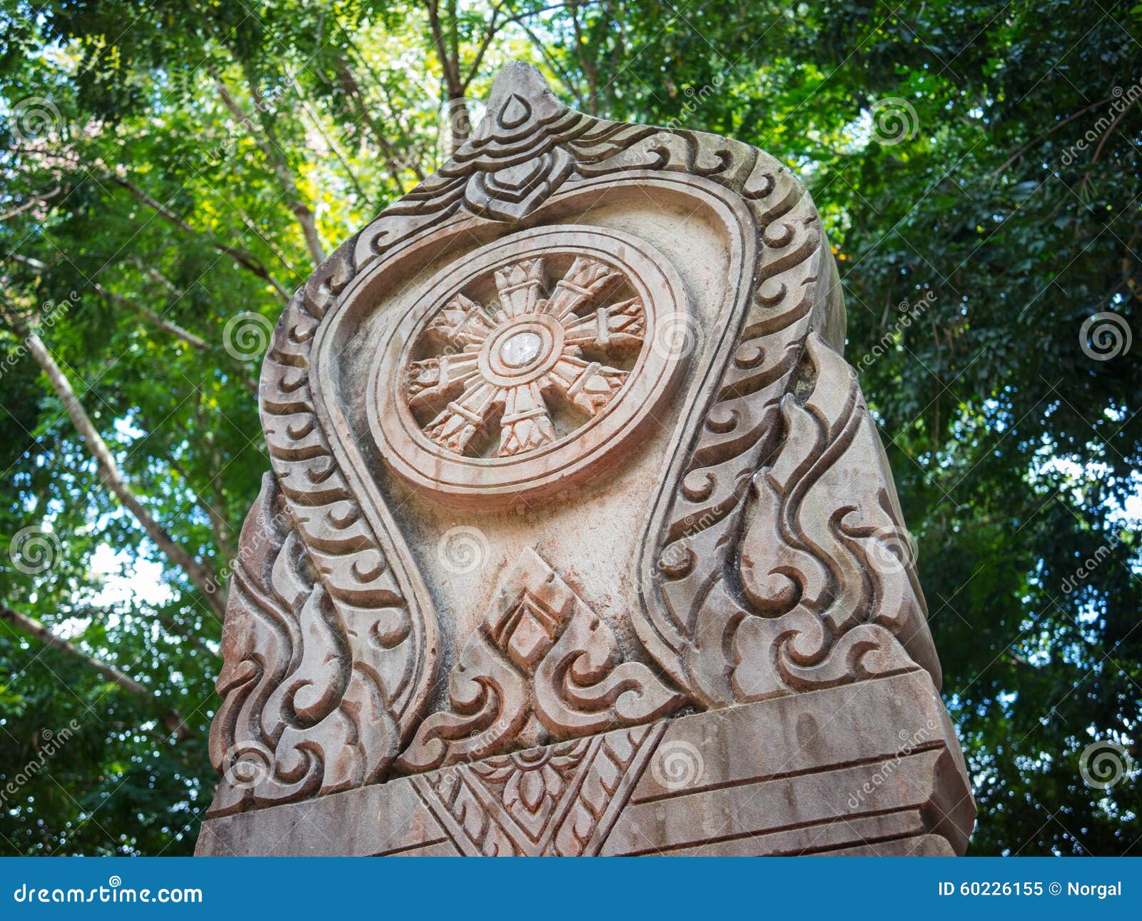 Boundary Marker of a Temple Stock Image - Image of holy, vintage: 60226155