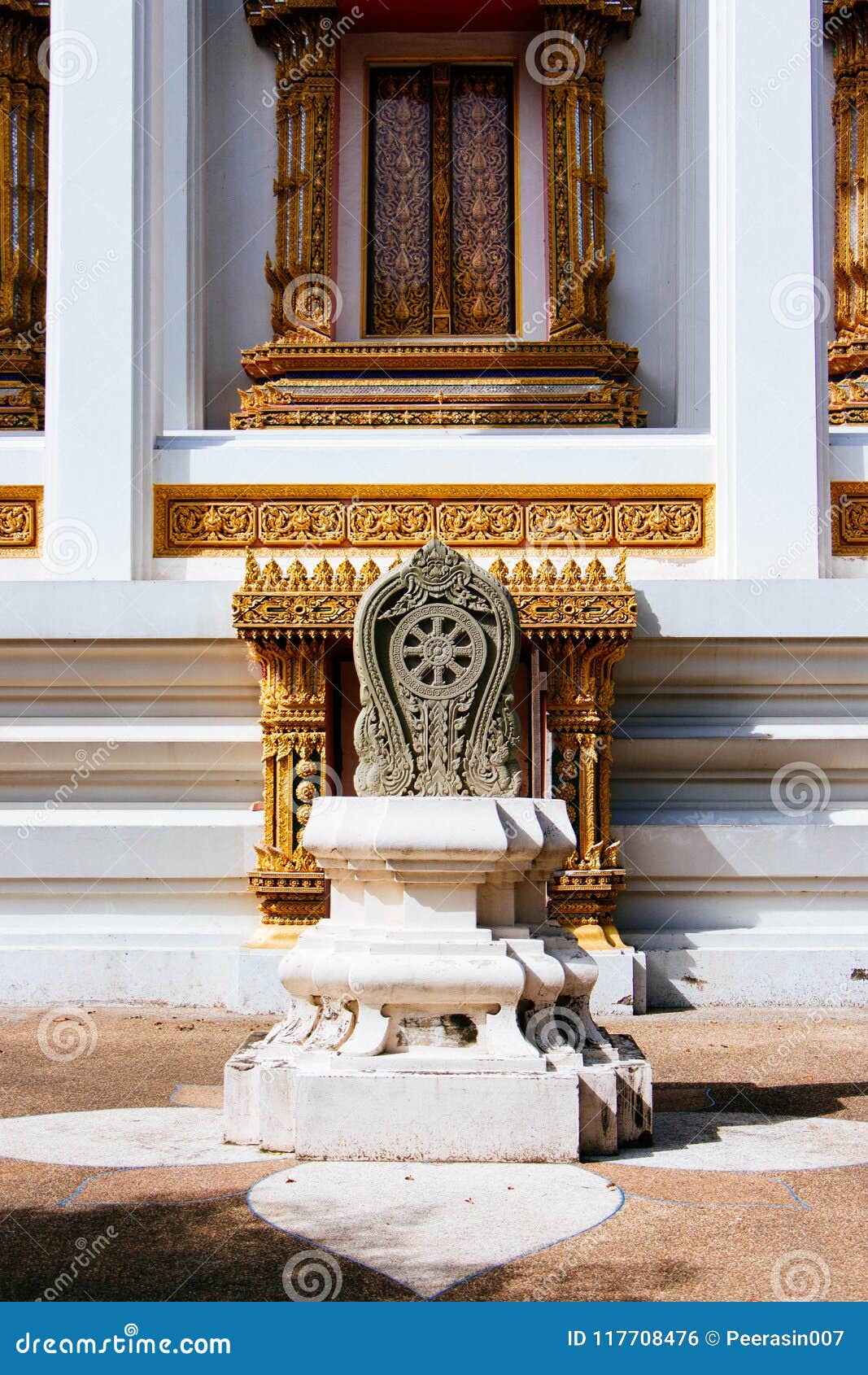 Boundary Marker of a Temple Stock Photo - Image of ayutthaya, historic ...