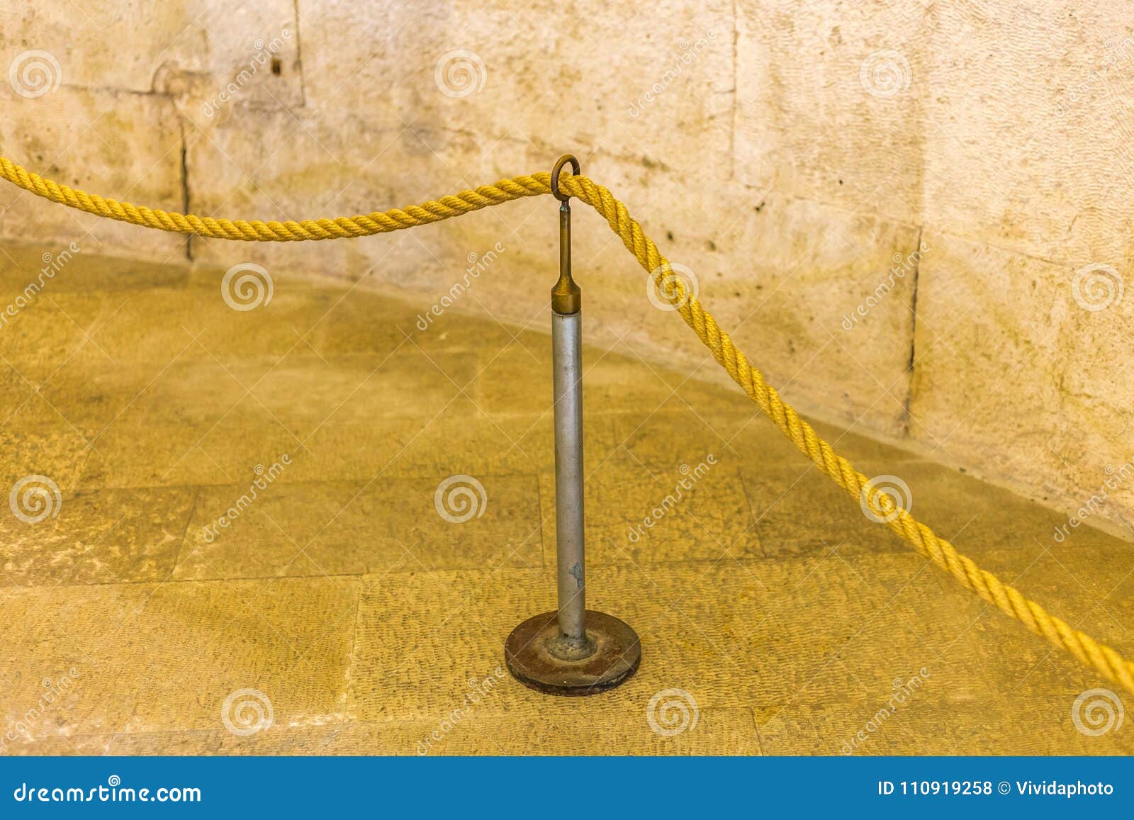 Boundary Rope stock photo. Image of horizontal, industry - 110919258
