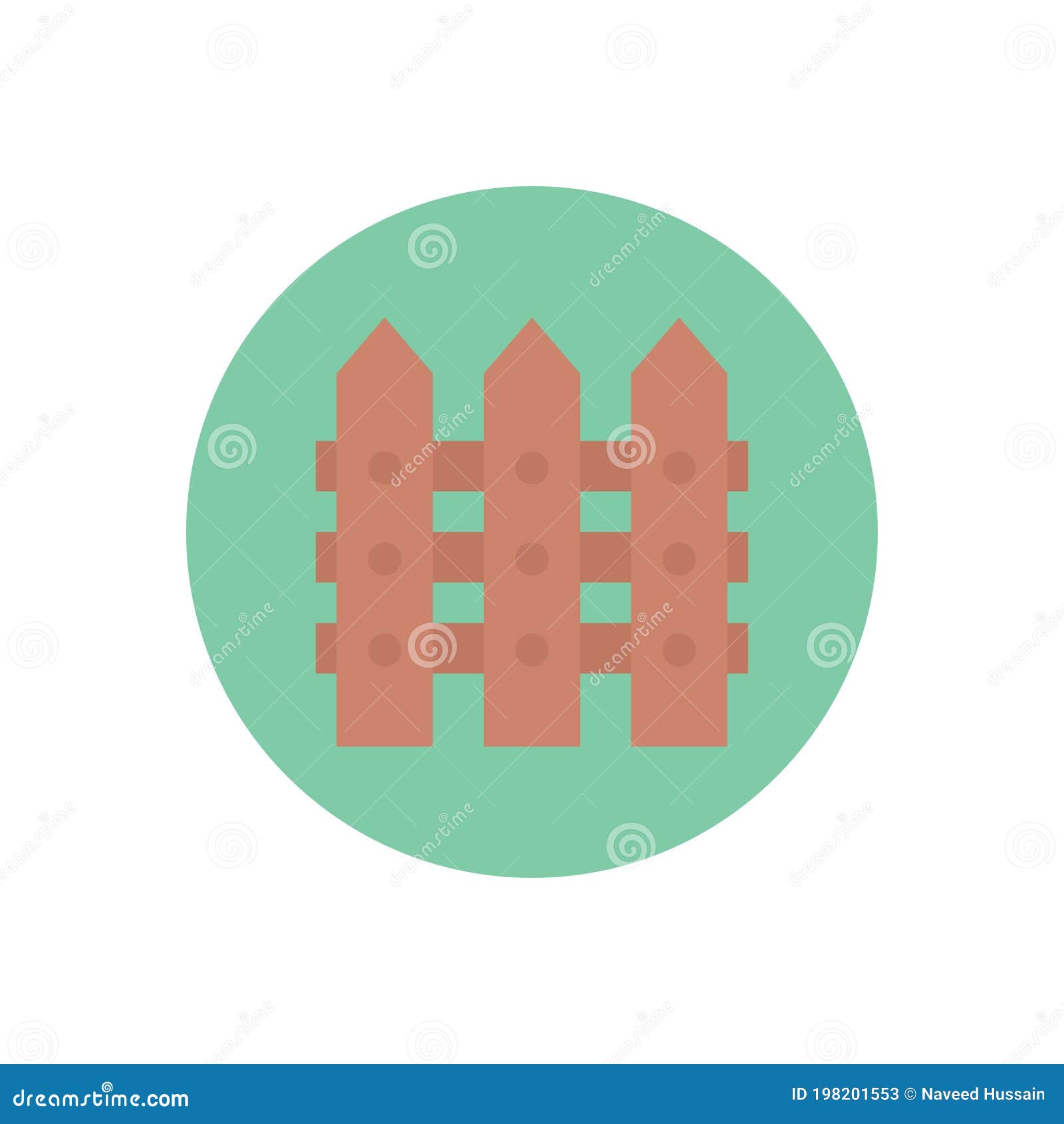 Boundary Vector Flat Color Icon Stock Vector - Illustration of ...