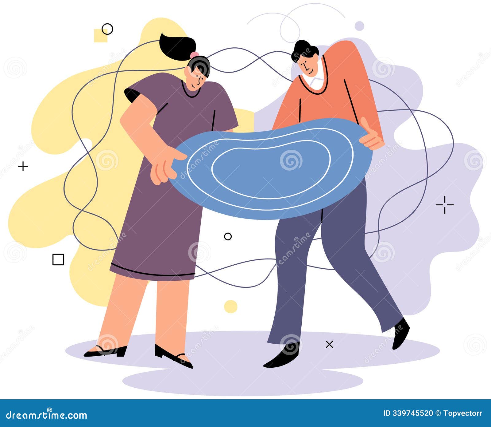 Disrespect For Private Life Vector | CartoonDealer.com #310454001