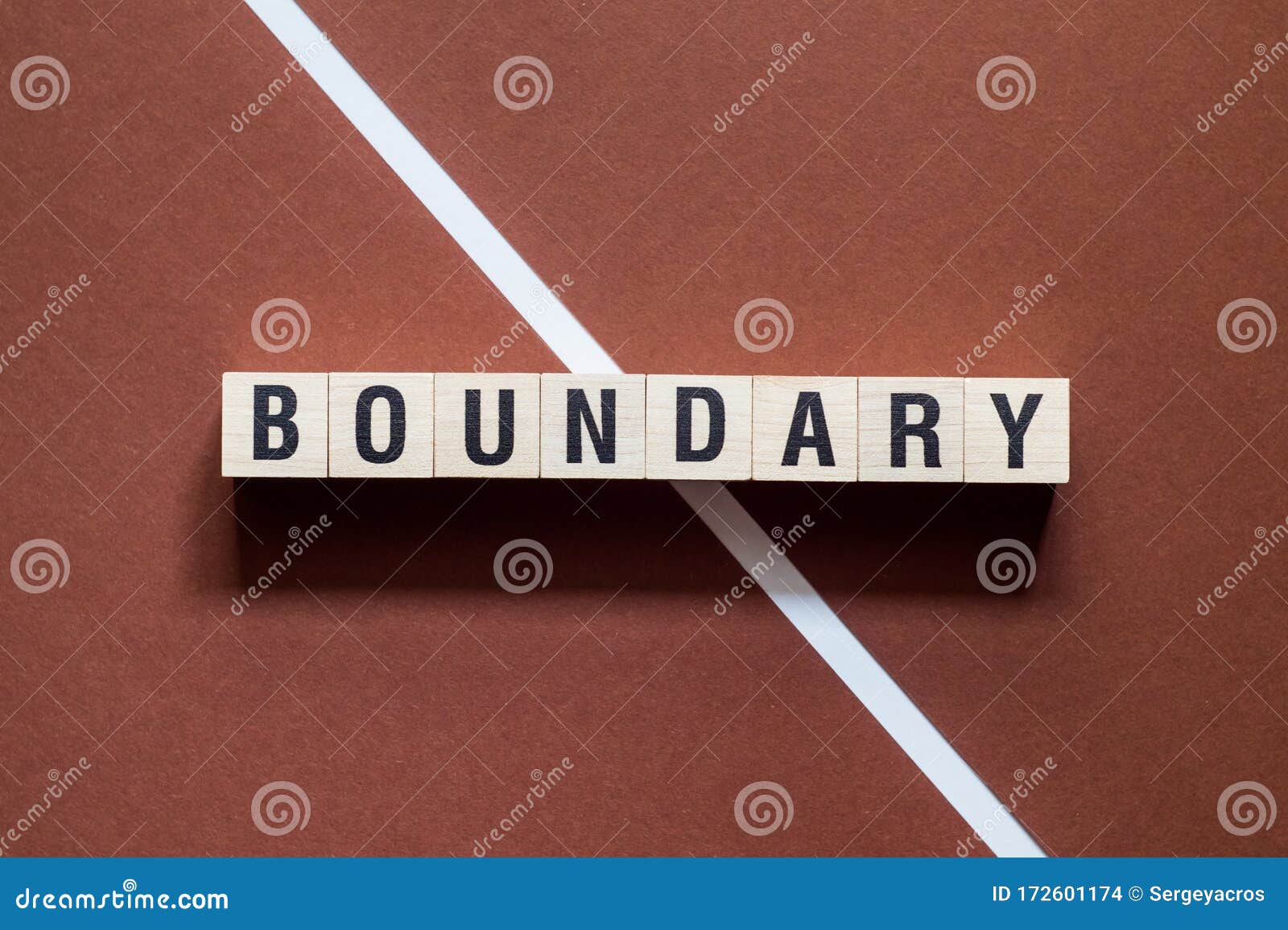 Boundary Word Concept on Cubes Stock Photo - Image of limitation ...