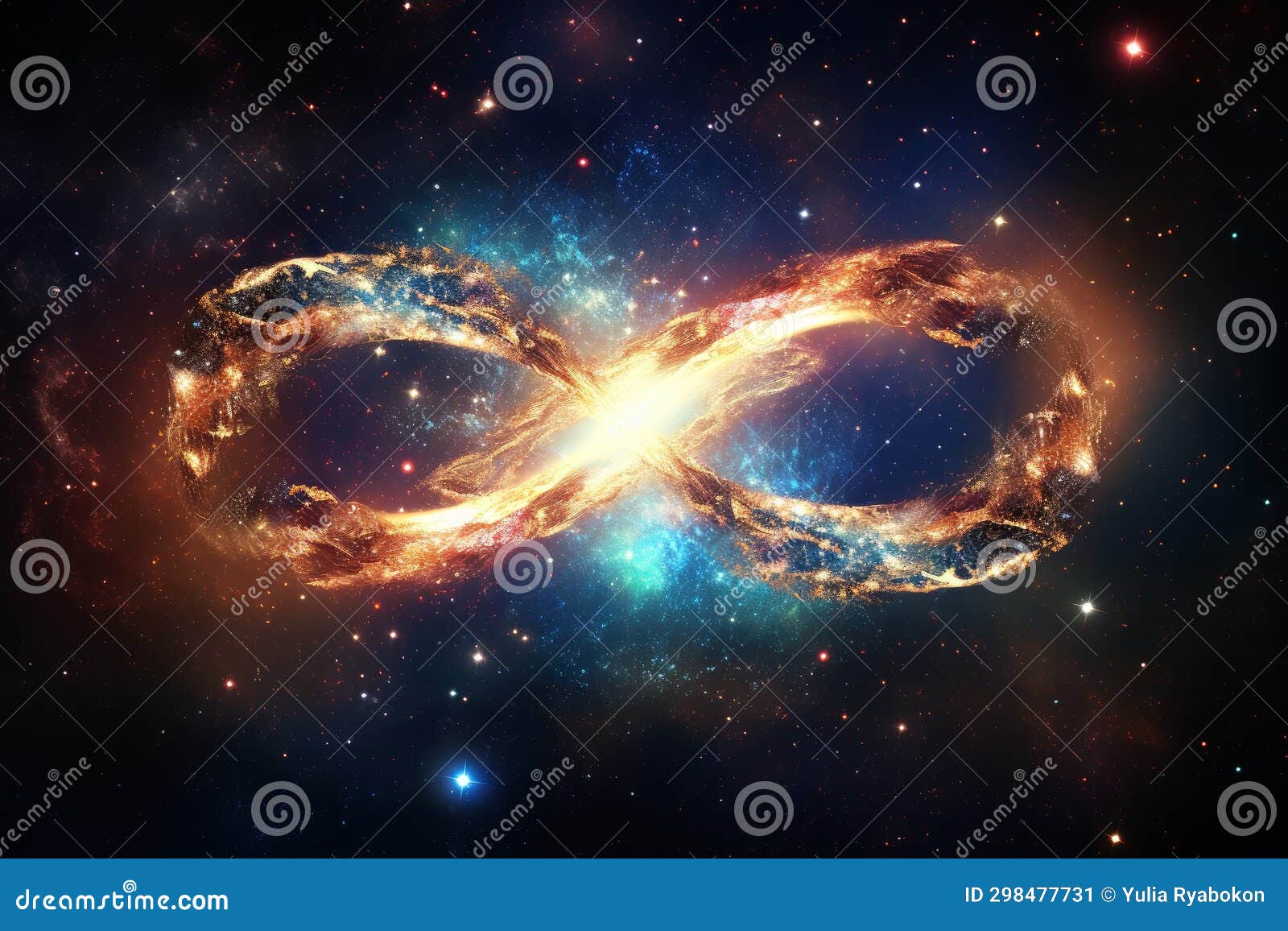 Boundless Infinity Sign Universe. Generate Ai Royalty-Free Stock Photo ...