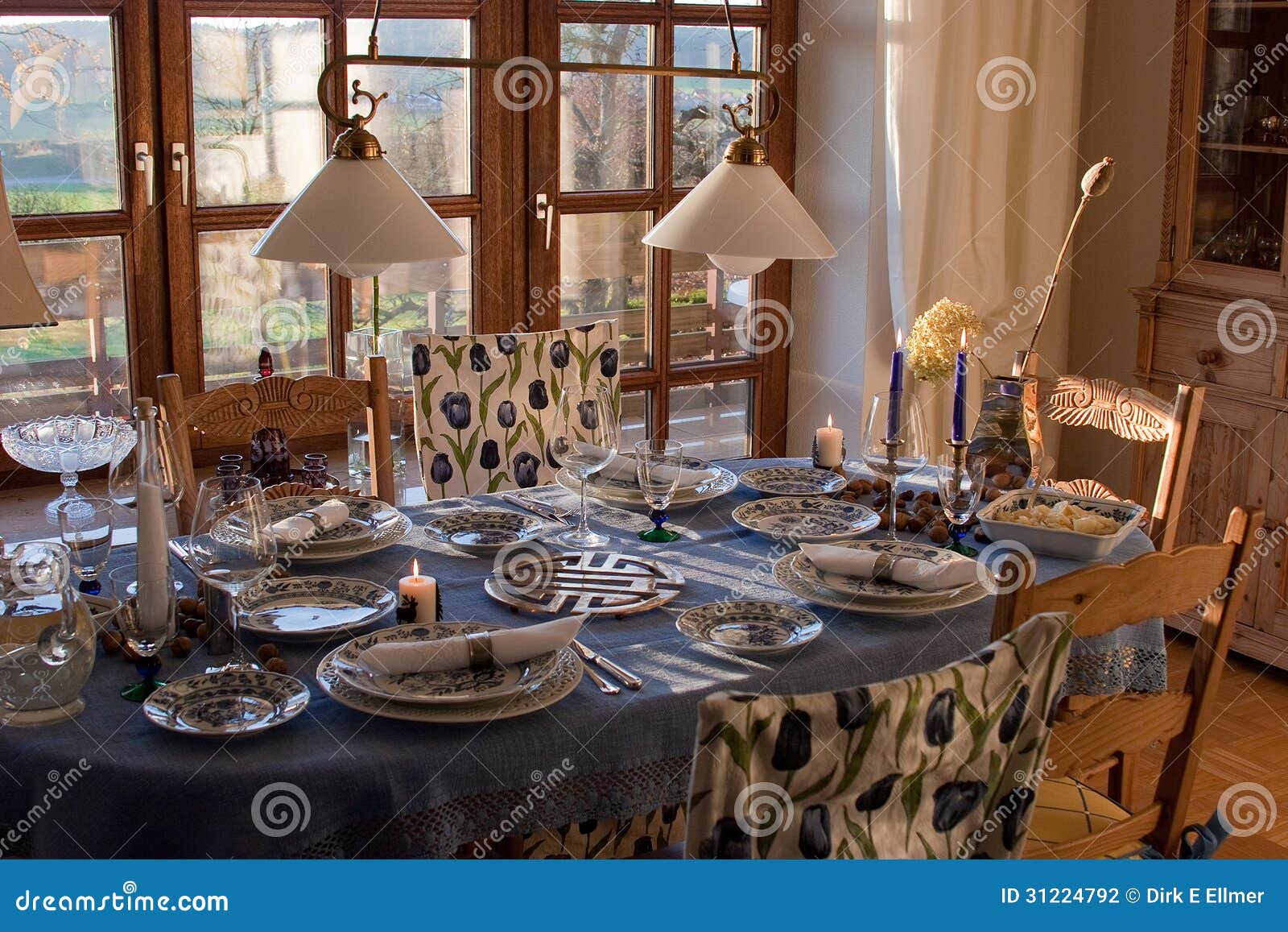 Bountiful table stock photo. Image of gastronomy, candlelight - 31224792
