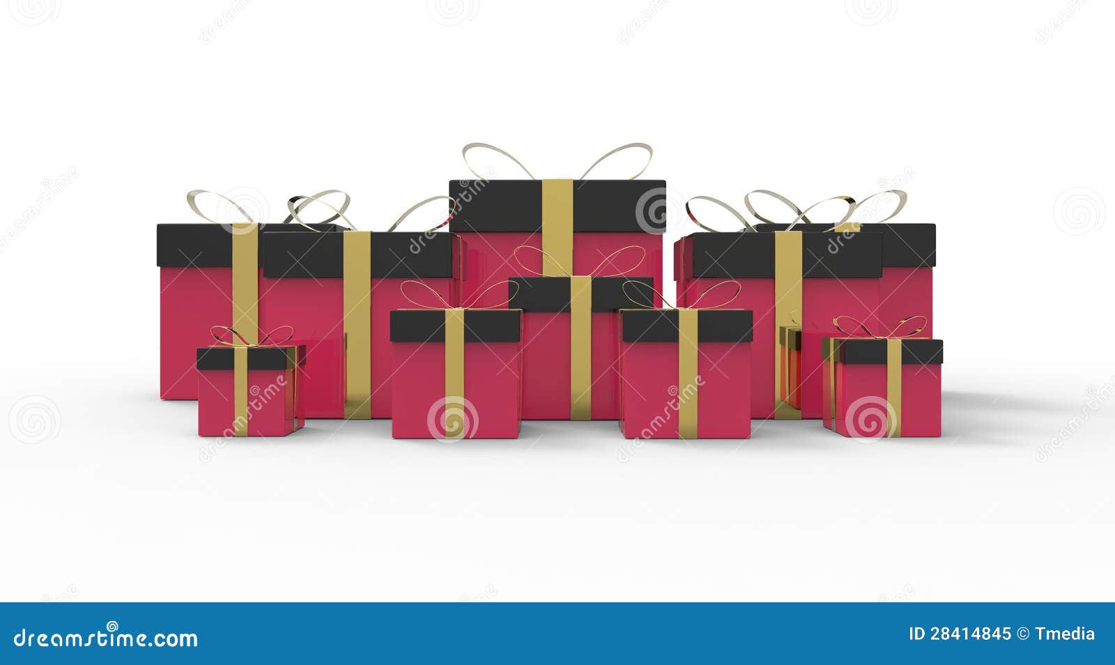 Bounty of gift boxes stock illustration. Illustration of baby - 28414845