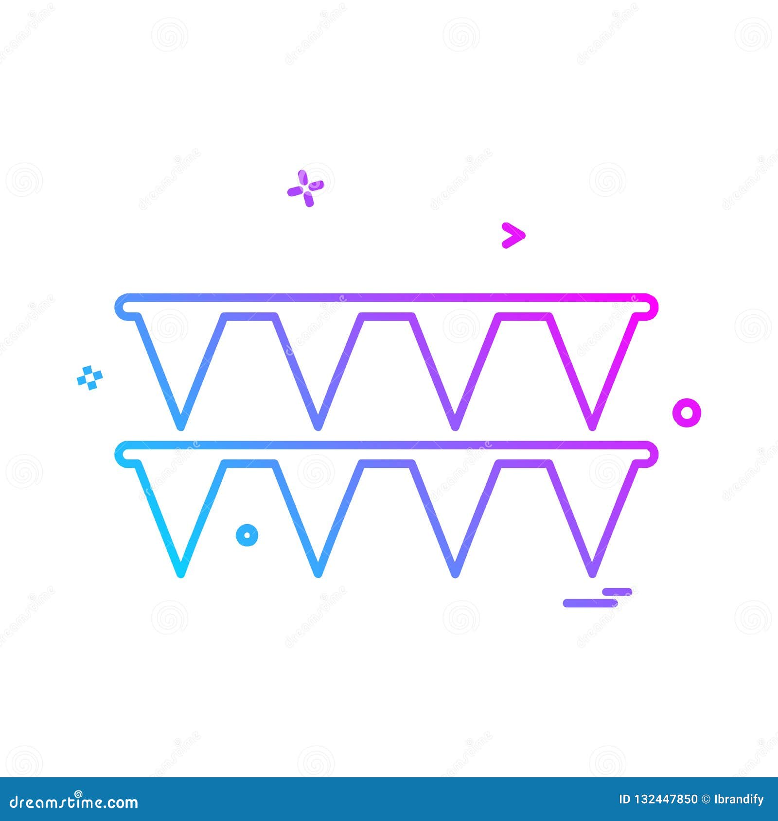 Bounty icon design vector stock vector. Illustration of grant - 132447850