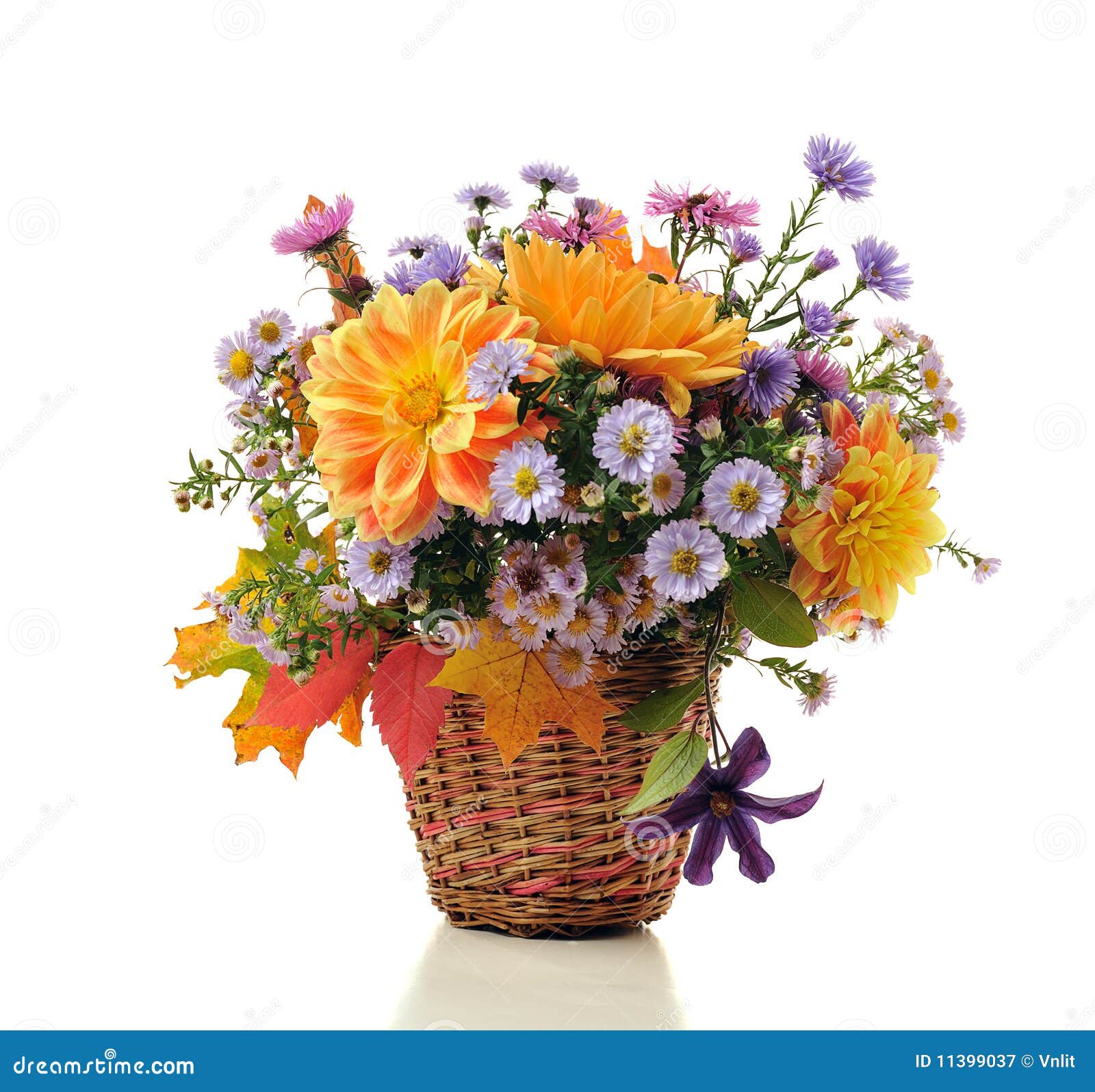 Bouquet of autumn flowers stock image. Image of bouguet - 11399037