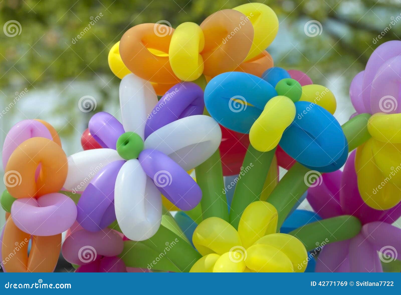 Bouquet of balloons. stock image. Image of purple, embellishment - 42771769