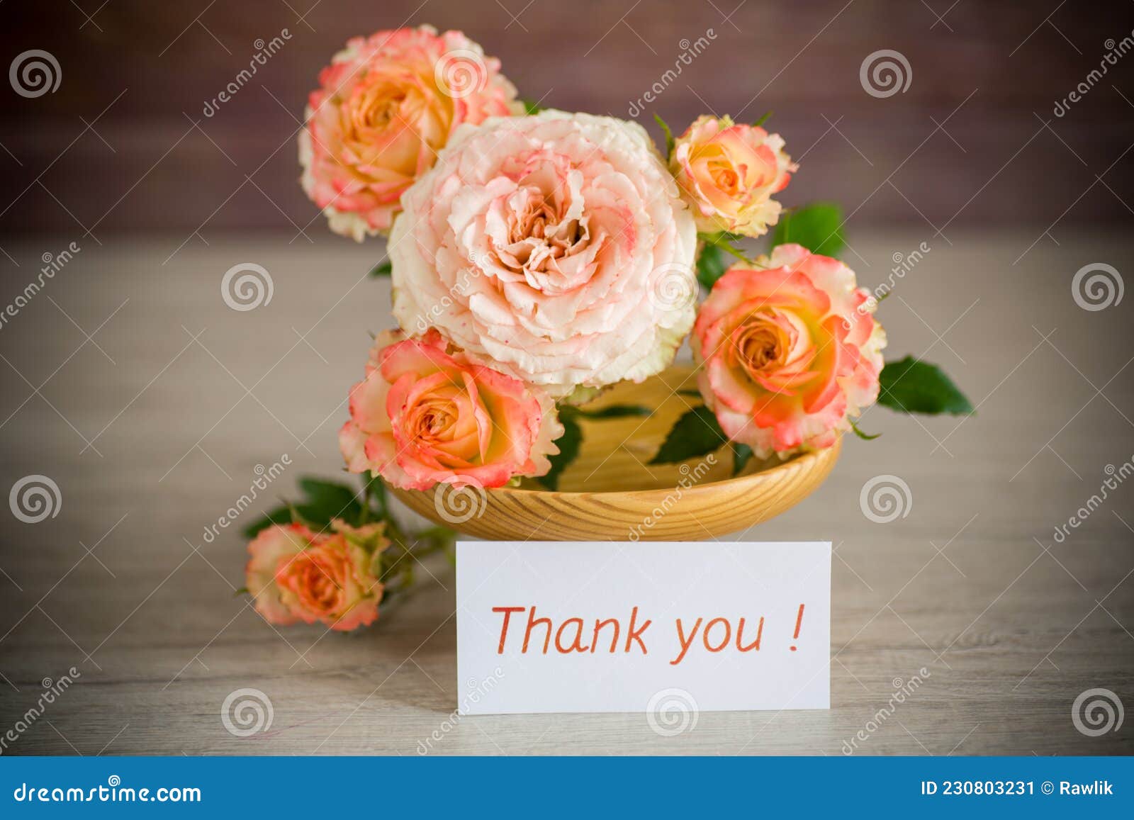 Bouquet of Beautiful Orange Roses on Table Stock Image - Image of ...