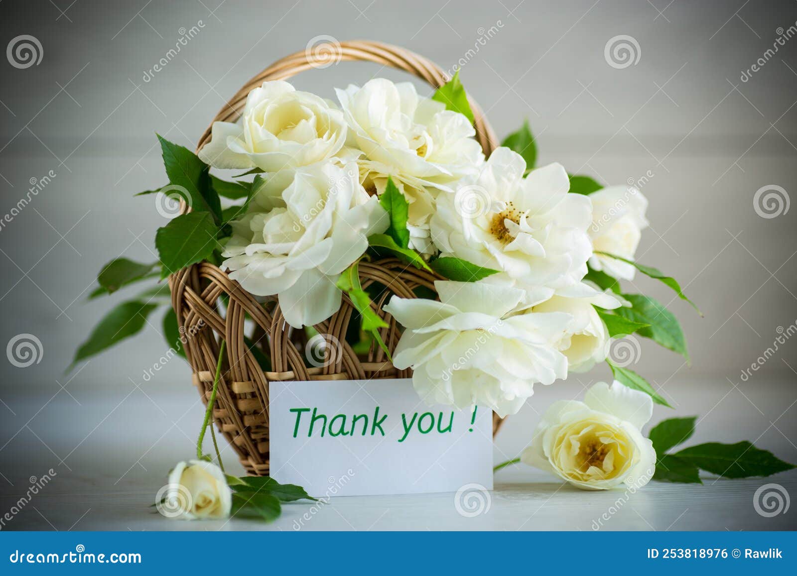 Bouquet of Beautiful White Roses on Table Stock Photo - Image of table ...