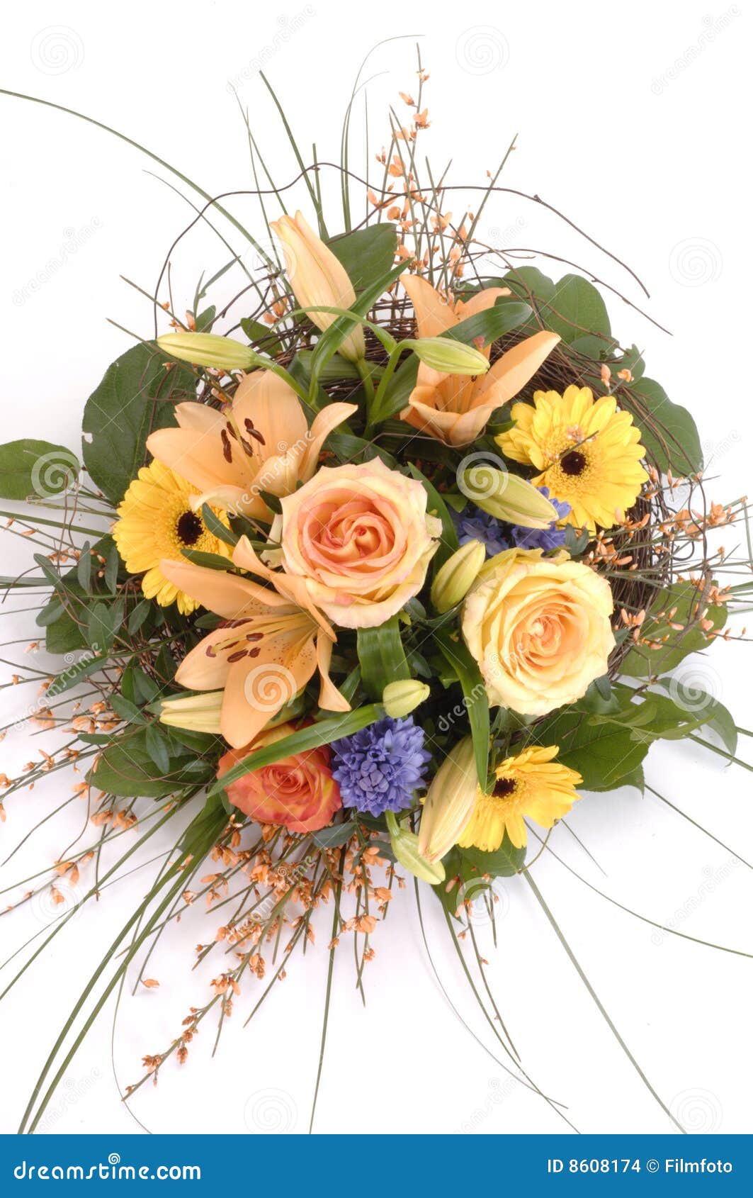 Bouquet, bunch of flowers stock photo. Image of beautiful - 8608174