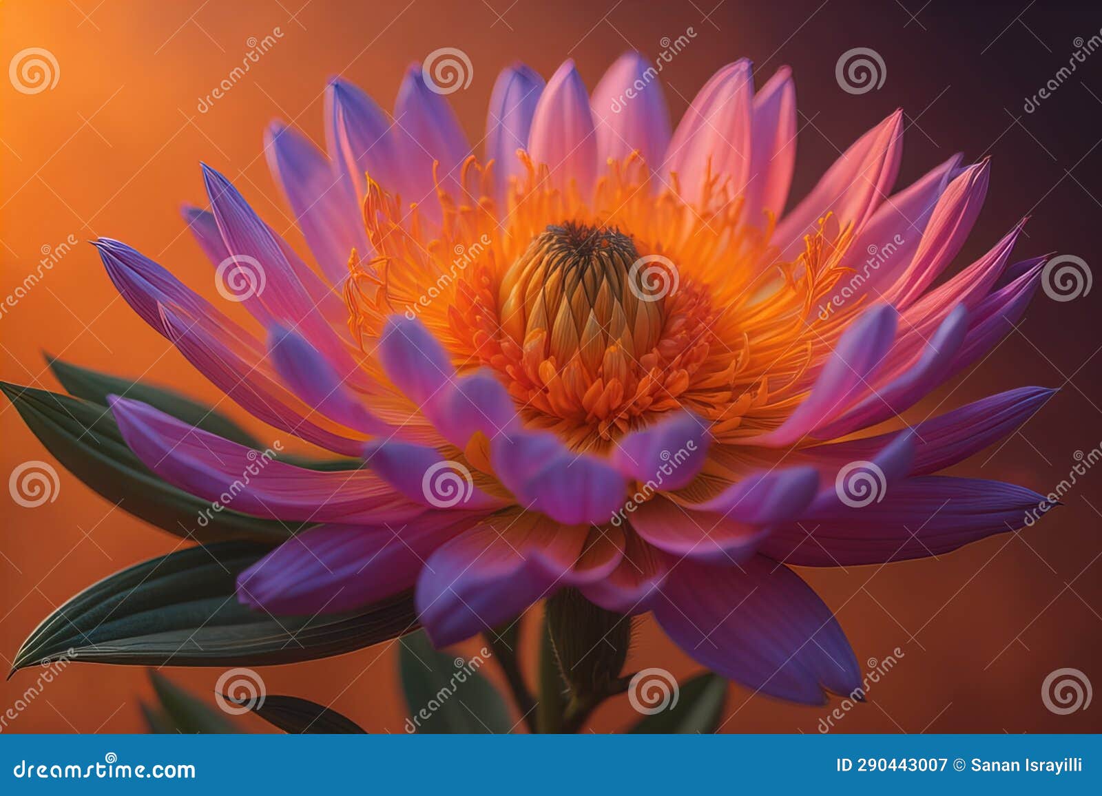 Bouquet of Colorful Flower on a Solid Color Background, Close Up. Ai ...