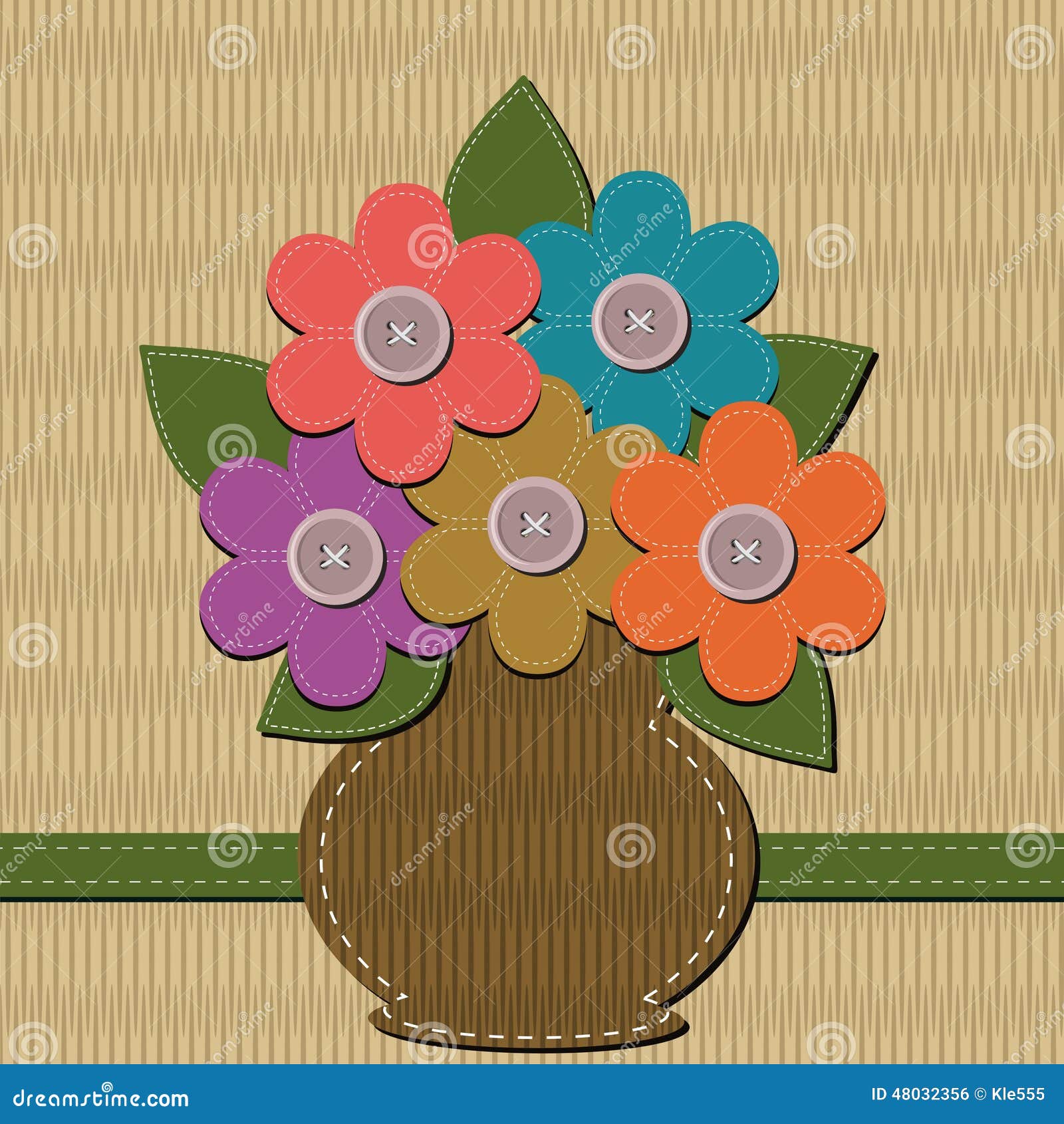 Bouquet d'album des fleurs illustration stock. Illustration du ...