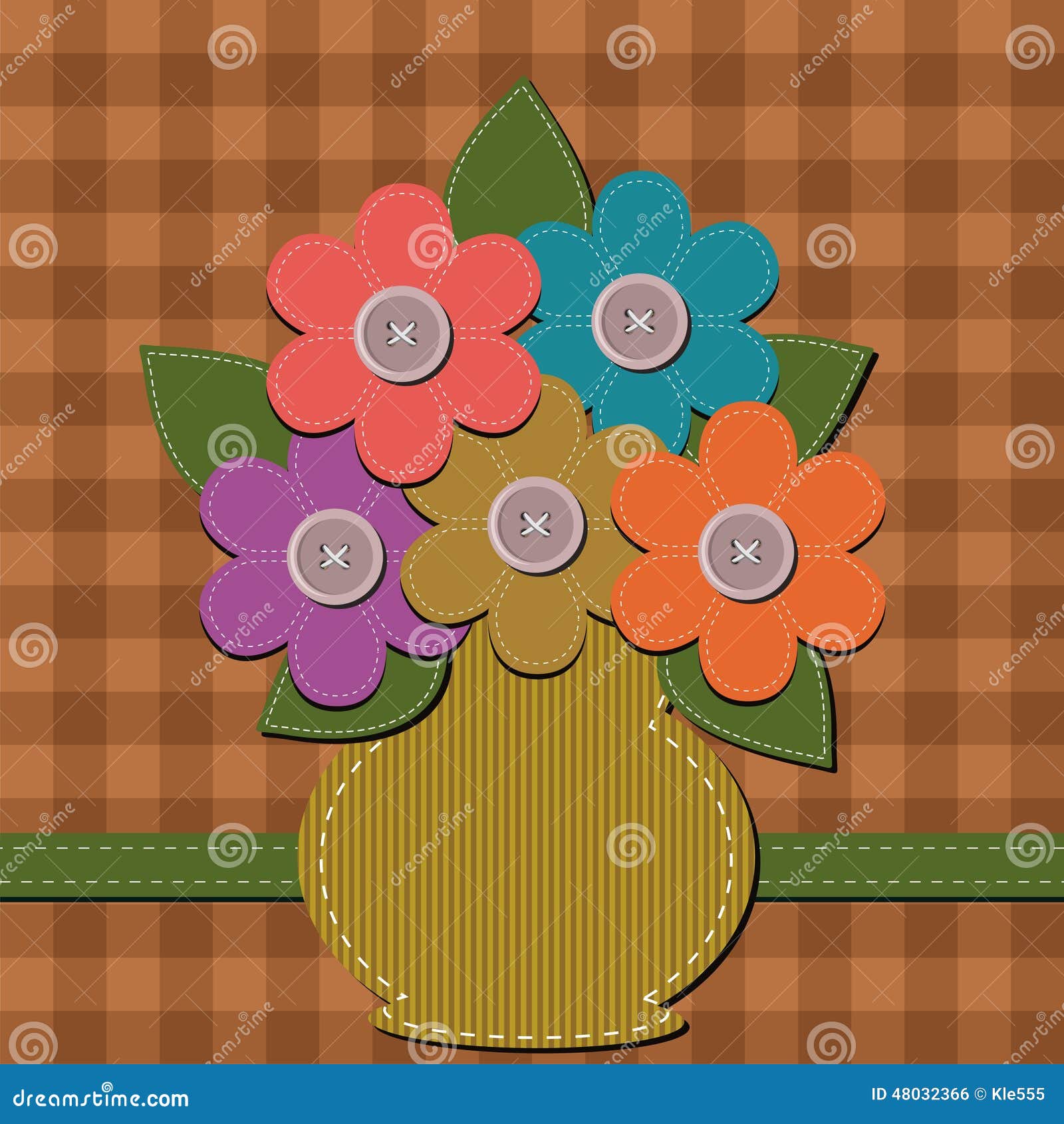 Bouquet d'album des fleurs illustration stock. Illustration du lame ...