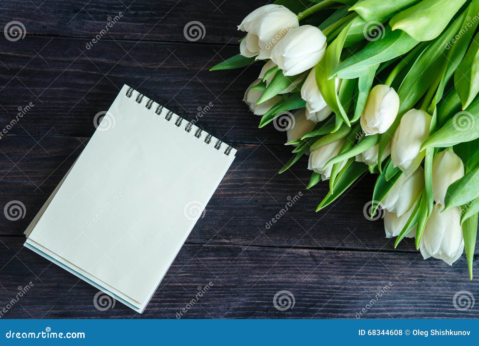 Bouquet De La Tulipe Blanche Photo stock - Image du fond, propre: 68344608
