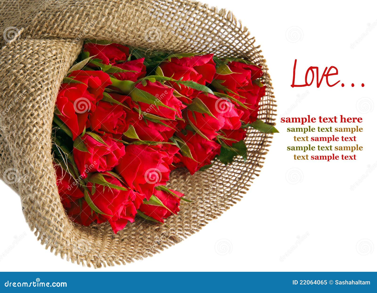 Bouquet des roses rouges image stock. Image du décoration - 22064065