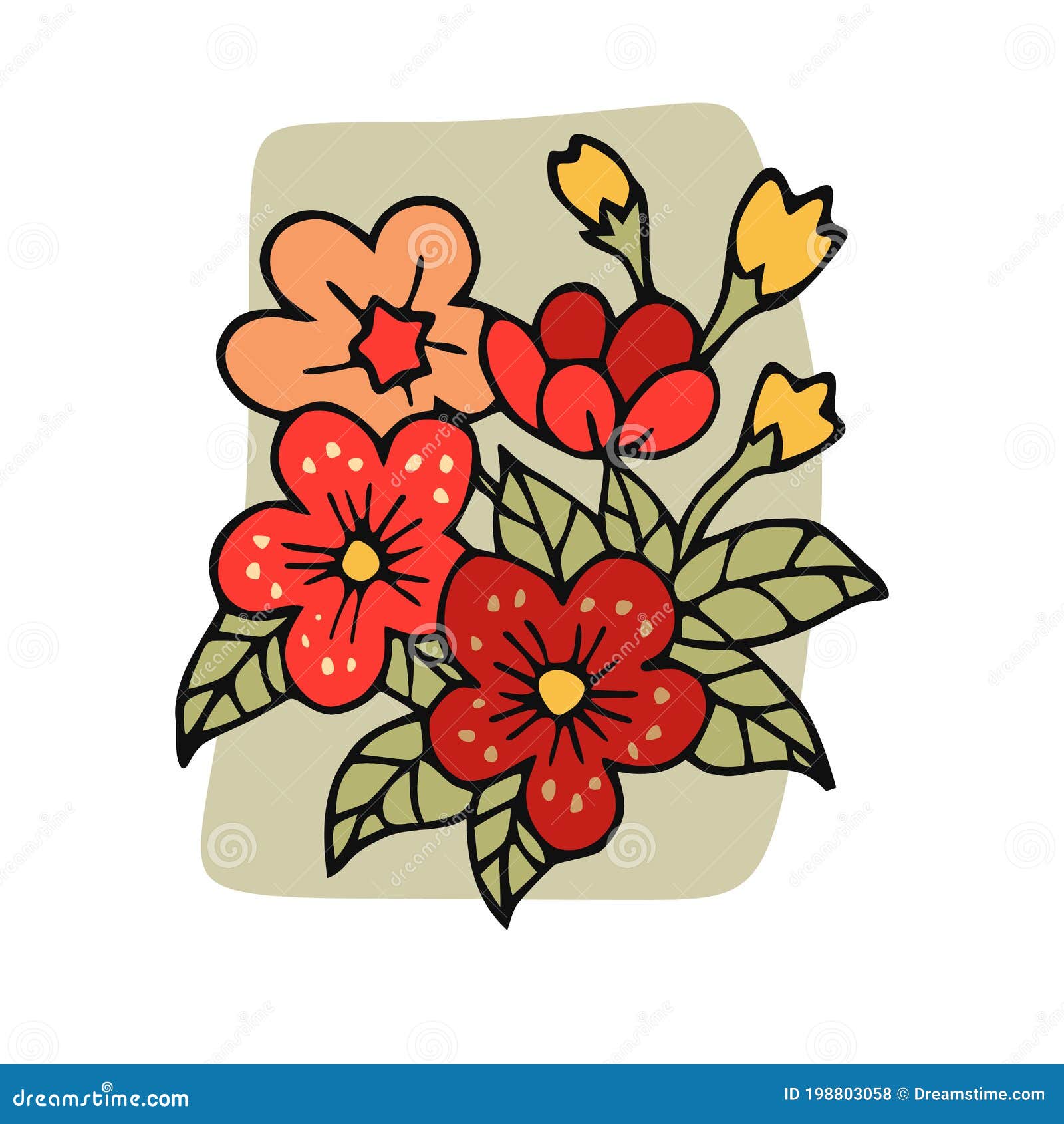 Bouquet Of Flowers Continuous Line Drawing Vector Hand Drawn Flowers And Buds In Line Art
