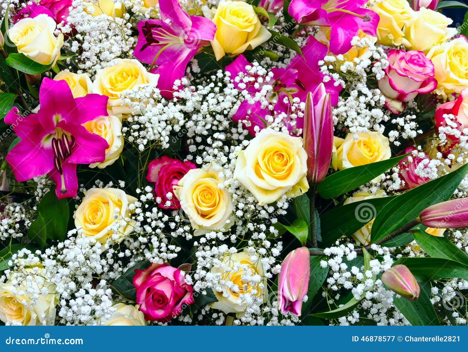 Bouquet of flowers stock image. Image of beauty, nature - 46878577
