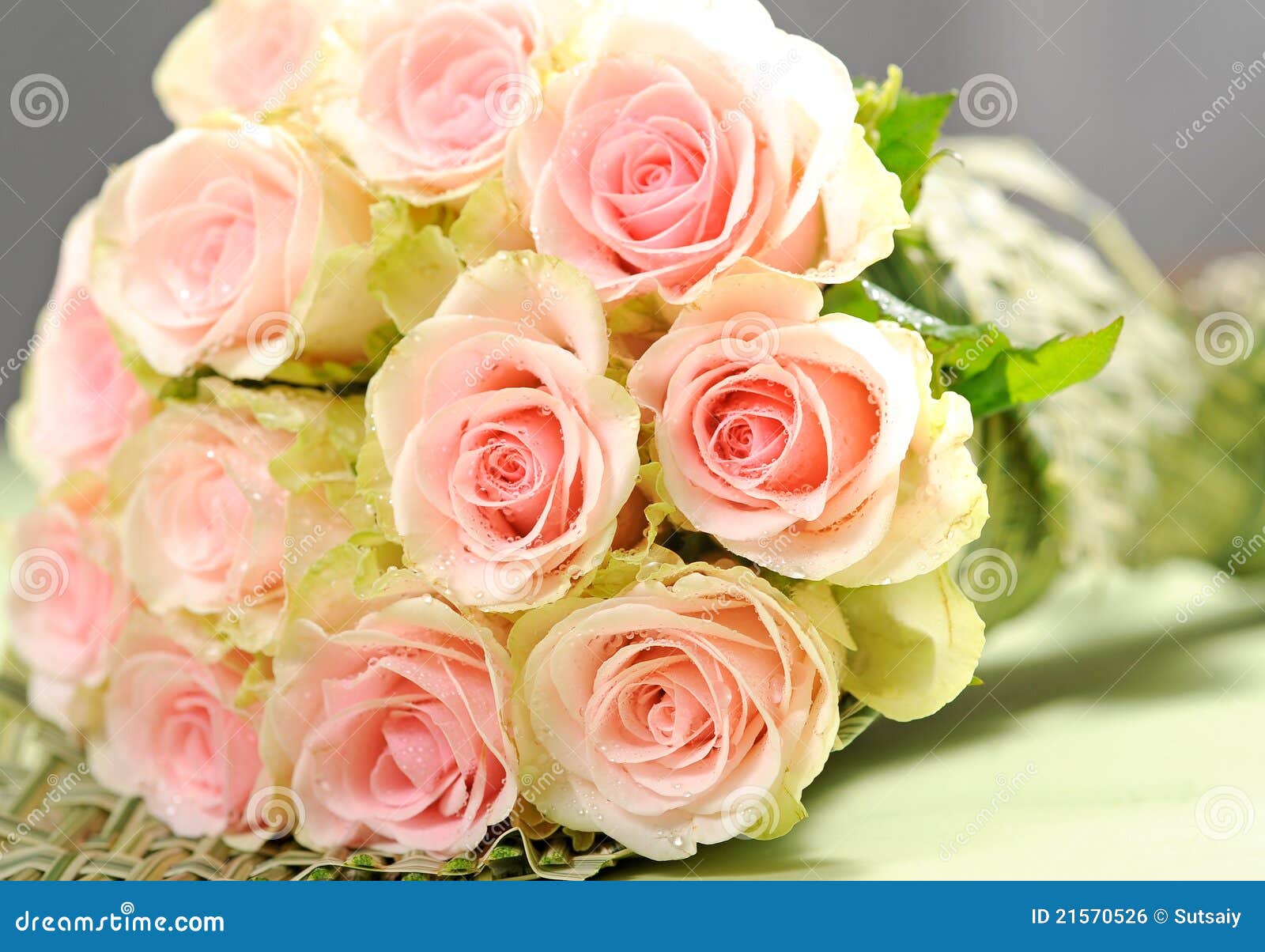 Bouquet with pink roses stock photo. Image of bouquet - 21570526
