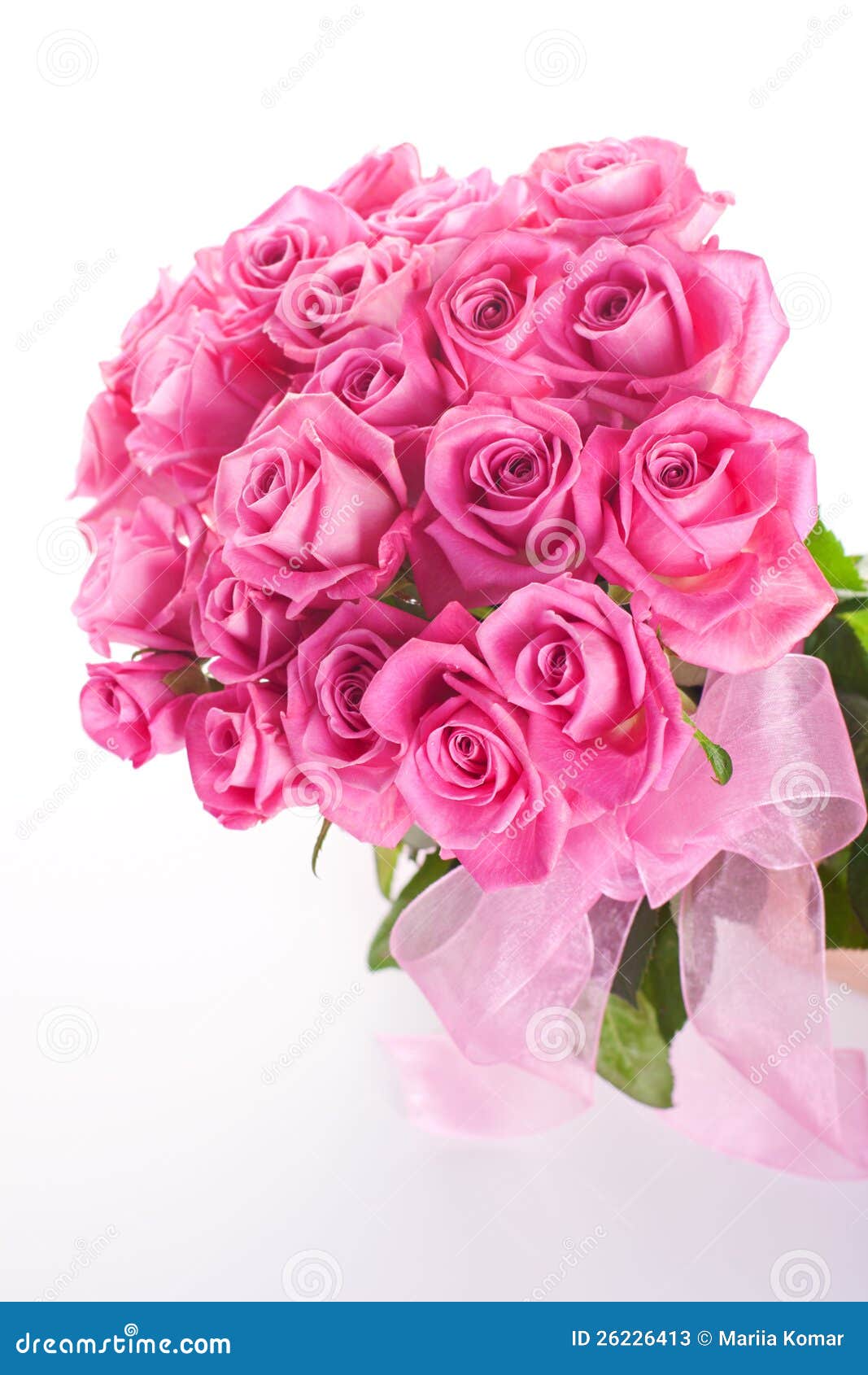 Bouquet of pink roses stock image. Image of nature, love - 26226413