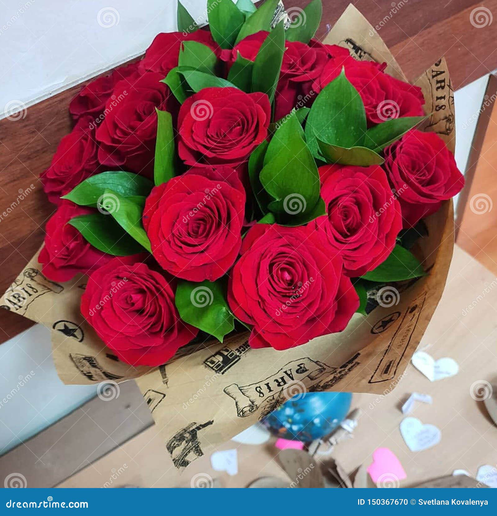 Bouquet of red roses stock photo. Image of nature, freshness - 150367670