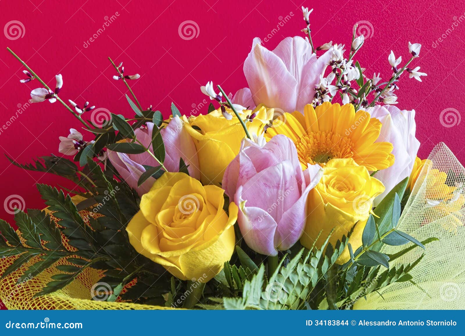 Bouquet of roses stock photo. Image of orange, flowers - 34183844