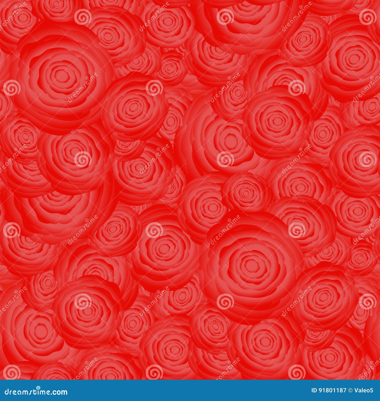 Bouquet of Roses Random Seamless Pattern Stock Vector - Illustration of ...