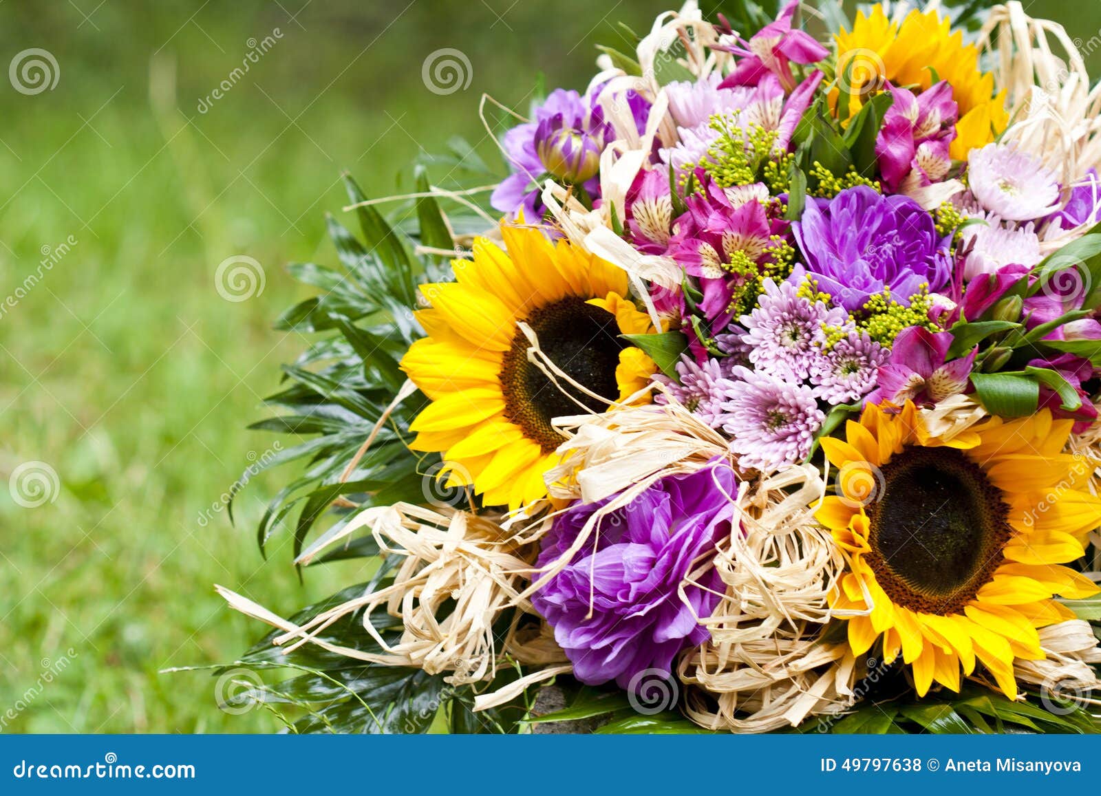 Bouquet of spring flowers stock photo. Image of bunch - 49797638
