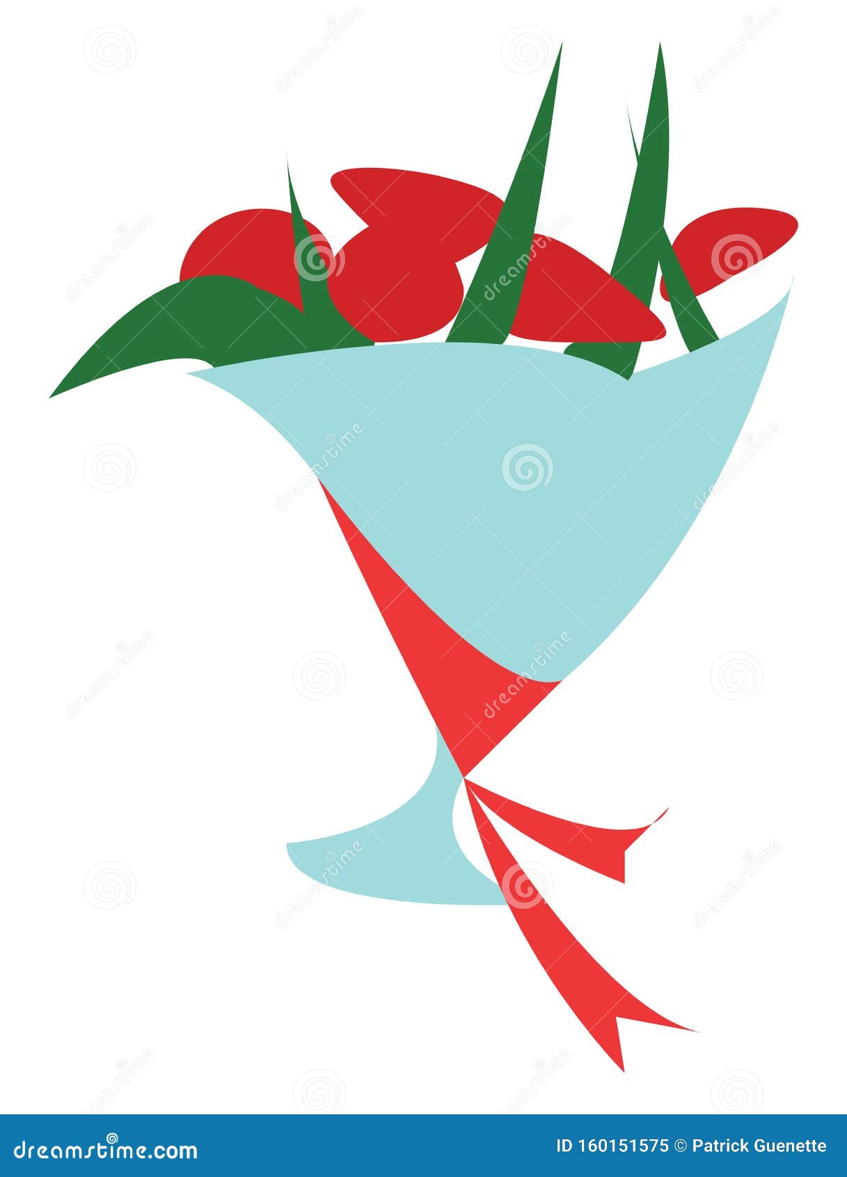 A Bouquet Vector or Color Illustration Stock Vector - Illustration of ...
