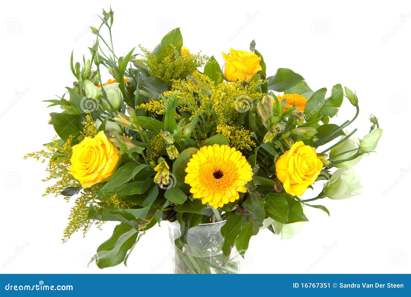 Bouquet of yellow flowers stock image. Image of nature - 16767351