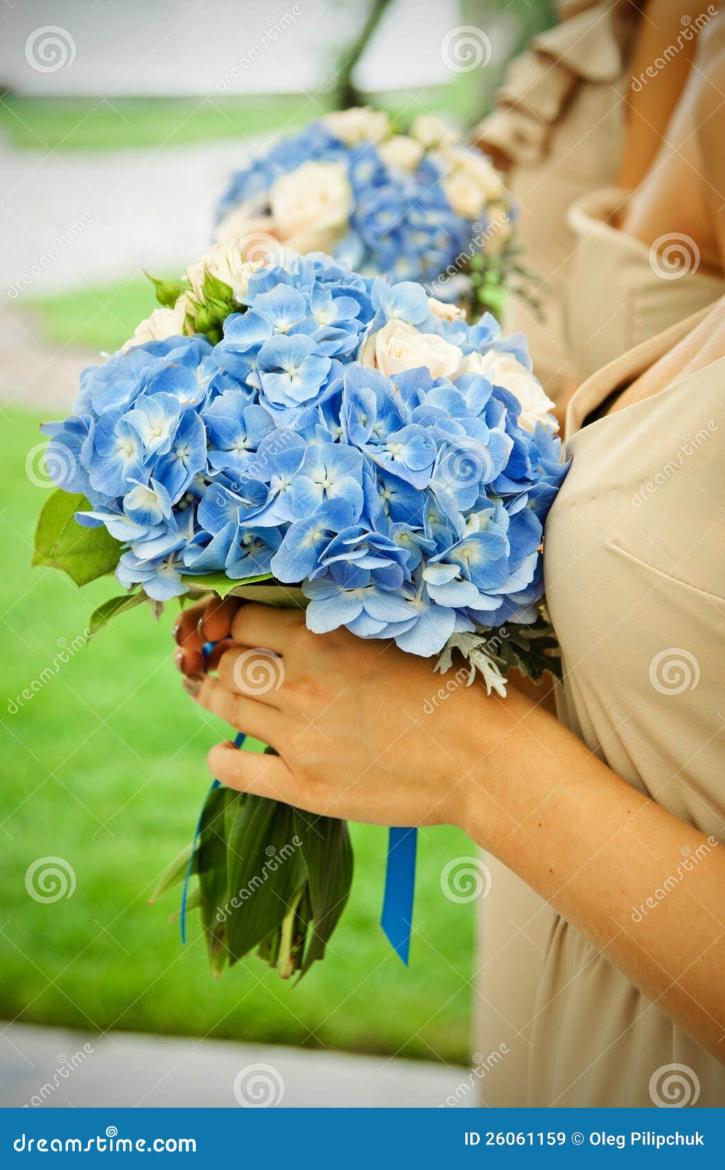 Bouquets with Dark Blue Violets Stock Image - Image of leaf, bunch ...