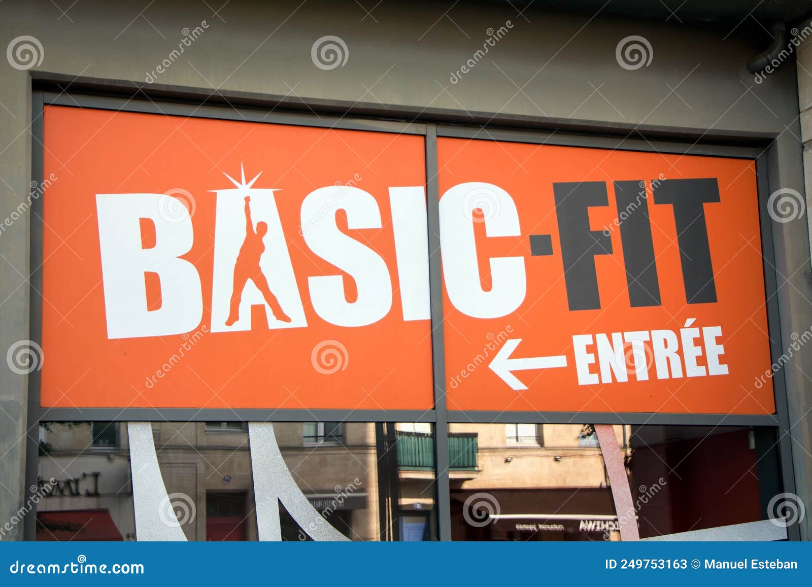 Basic Fit Logo on Basic Fit Gym Editorial Stock Photo - Image of ...