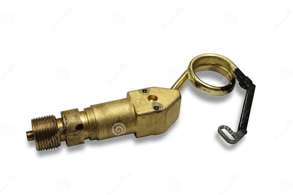 Bourdon tube. stock photo. Image of metering, pipes, golden - 14328950