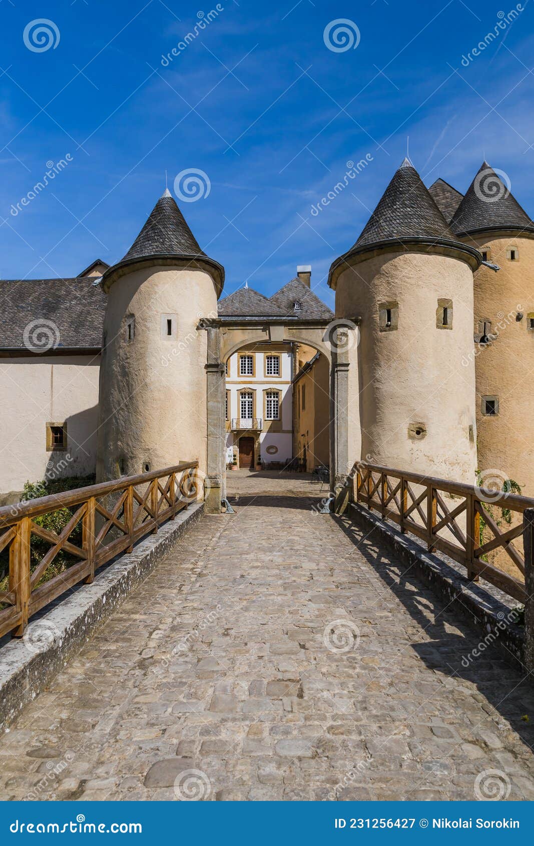 Bourglinster Castle in Luxembourg Stock Image - Image of fortification ...