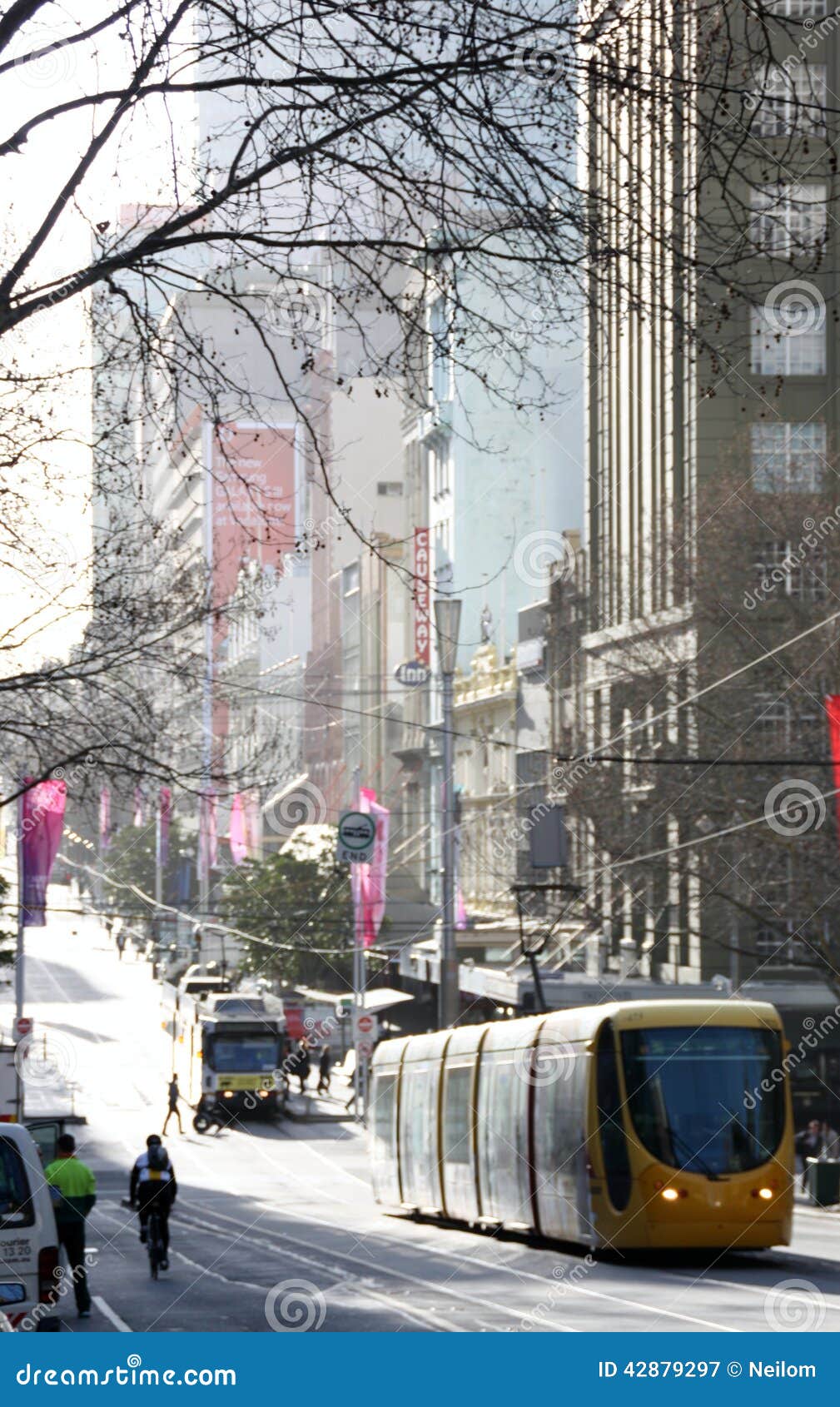 Bourke street. editorial photography. Image of street - 42879297