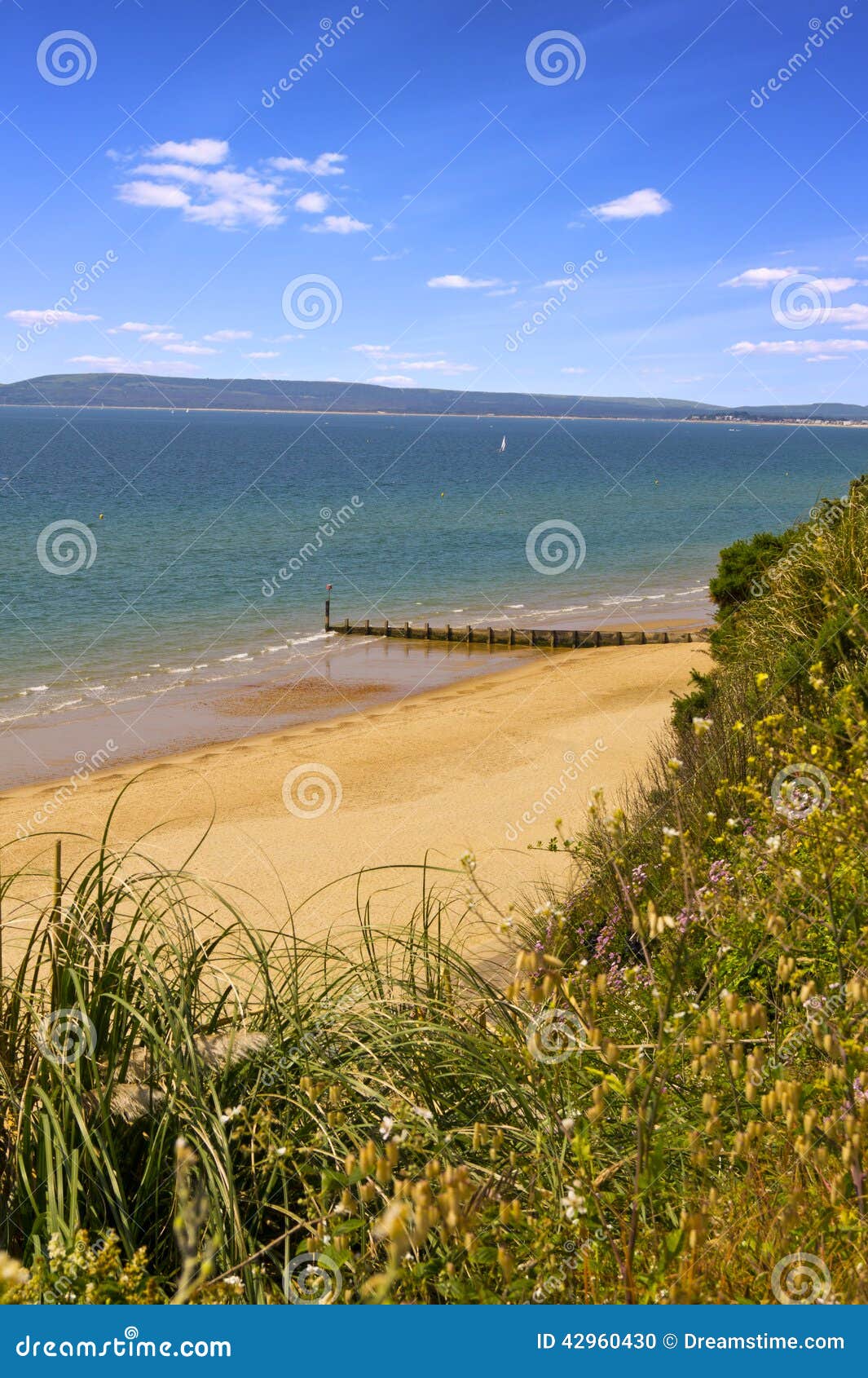 Bournemouth Beach stock photo. Image of wave, coastline - 42960430
