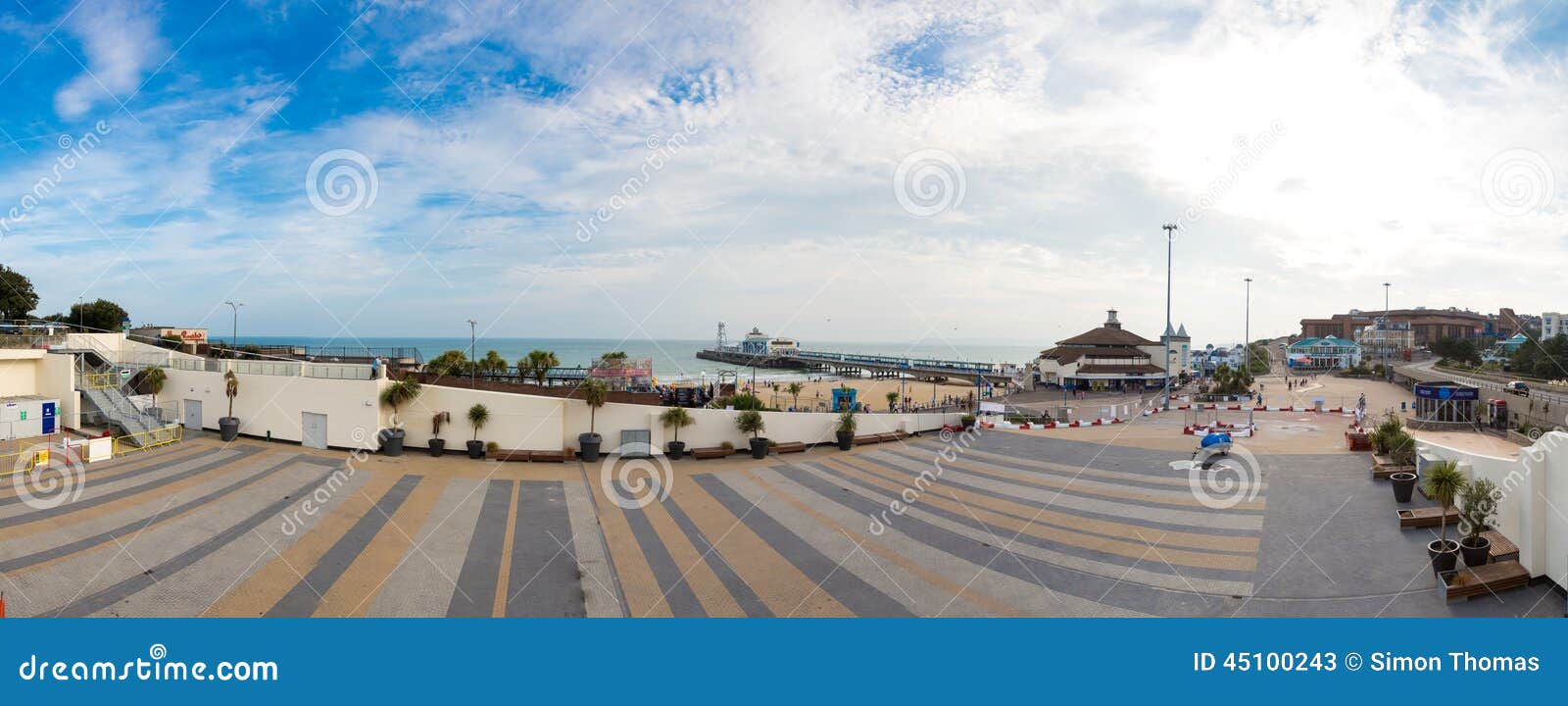 Bournemouth editorial stock photo. Image of panoramic - 45100243