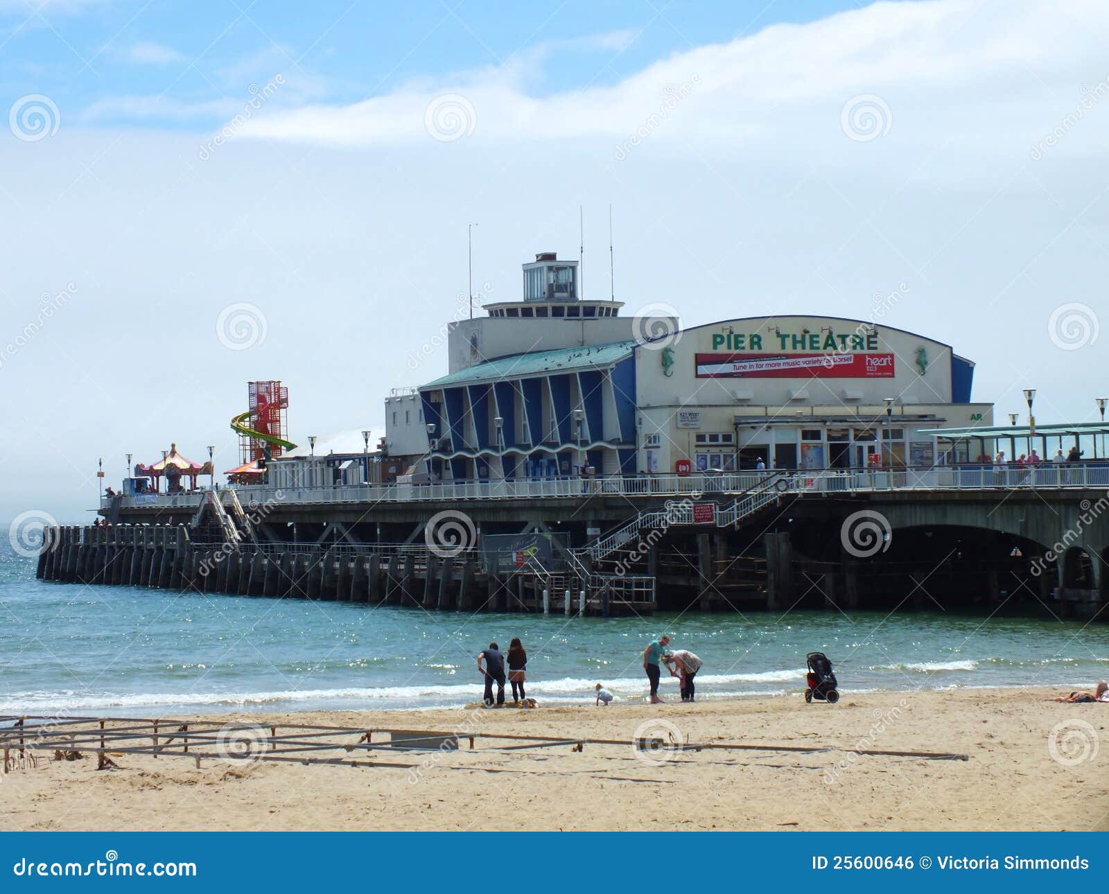 Bournemouth Pier editorial photo. Image of theater, wing - 25600646