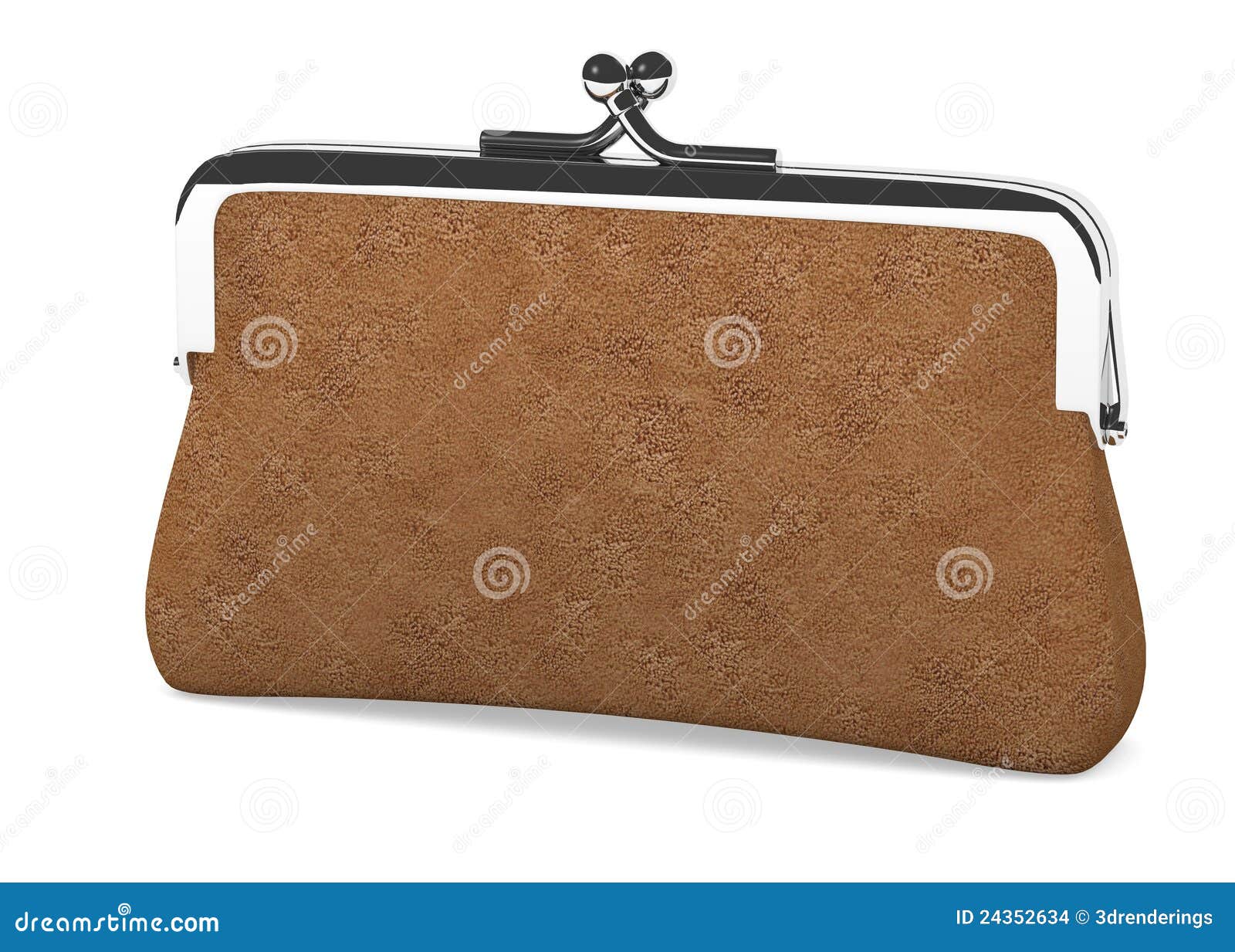 Bourse d'argent de dames illustration stock. Illustration du personnel ...