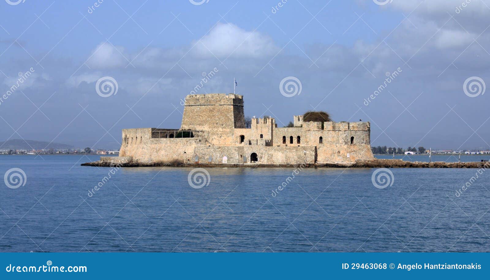 Bourtzi Castle, Nafplio, Greece Stock Photo - Image of tourism, capital ...