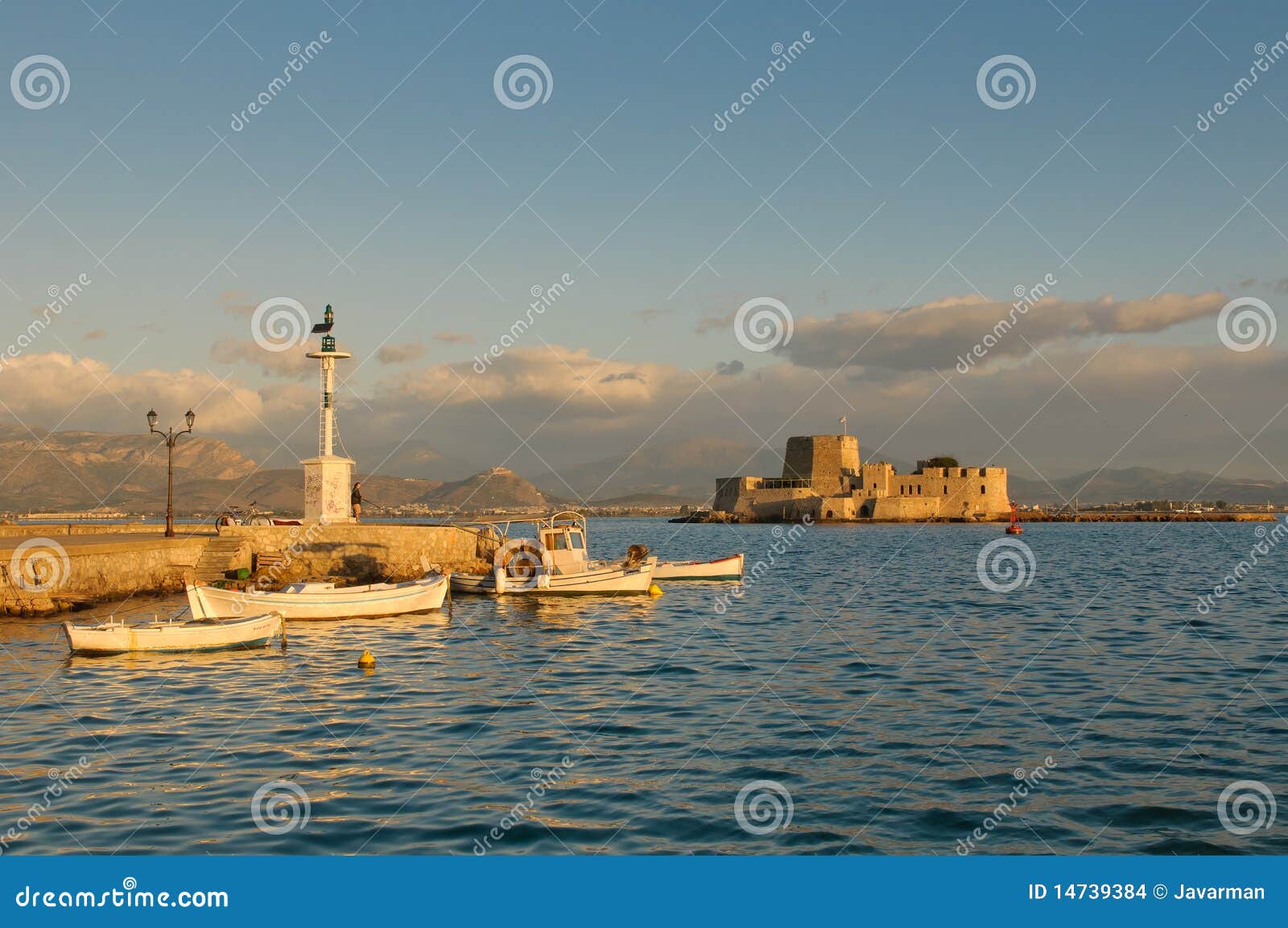 Bourtzi Castle, Nafplion, Greece Stock Photo - Image of castle, famous ...