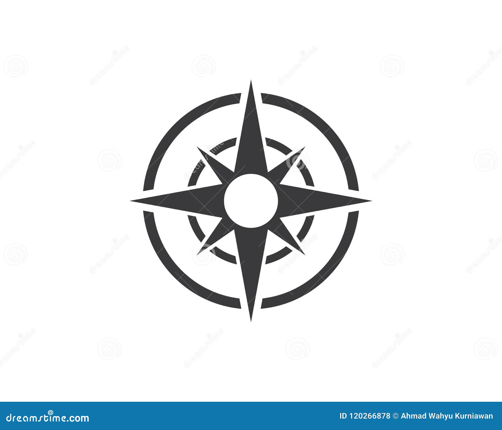 Boussole Logo Template illustration de vecteur. Illustration du ...