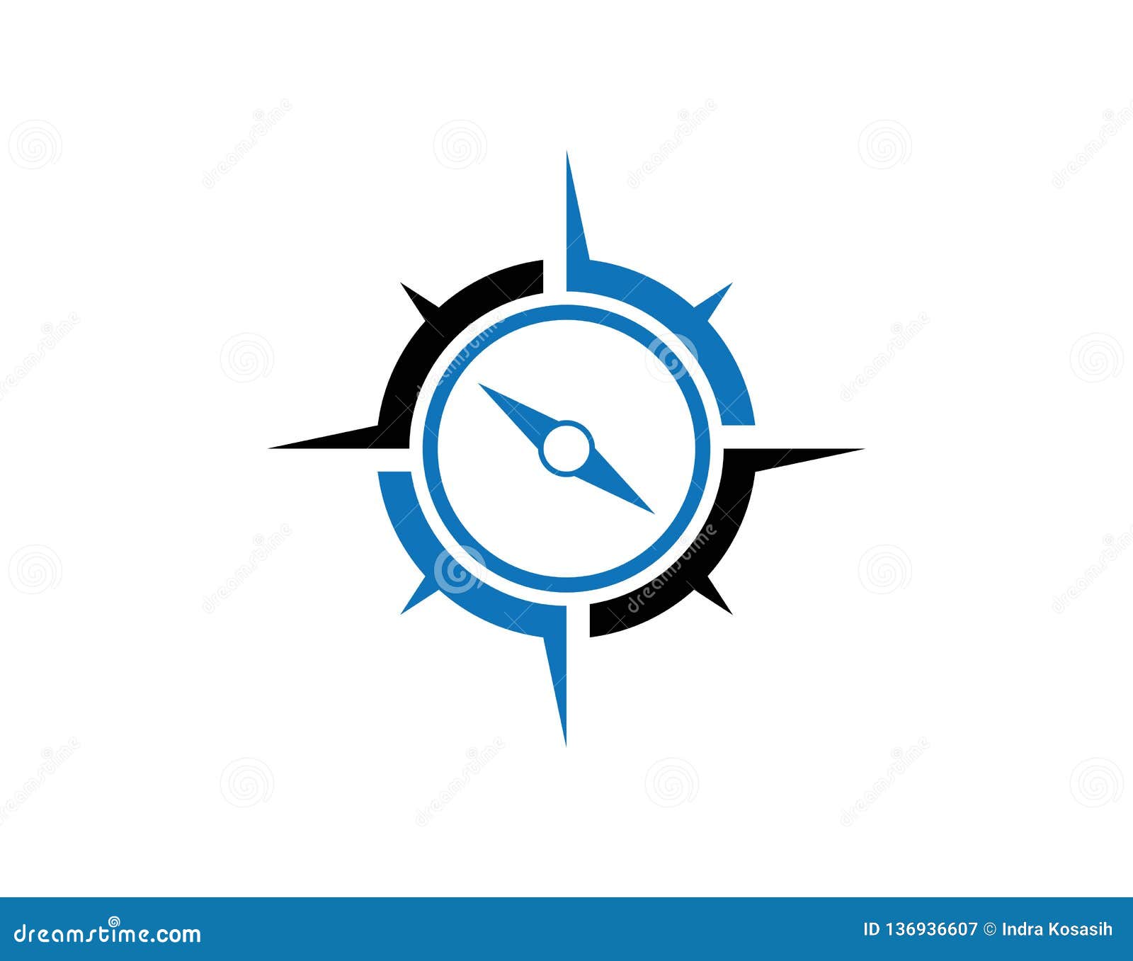 Boussole Logo Template illustration de vecteur. Illustration du signe ...