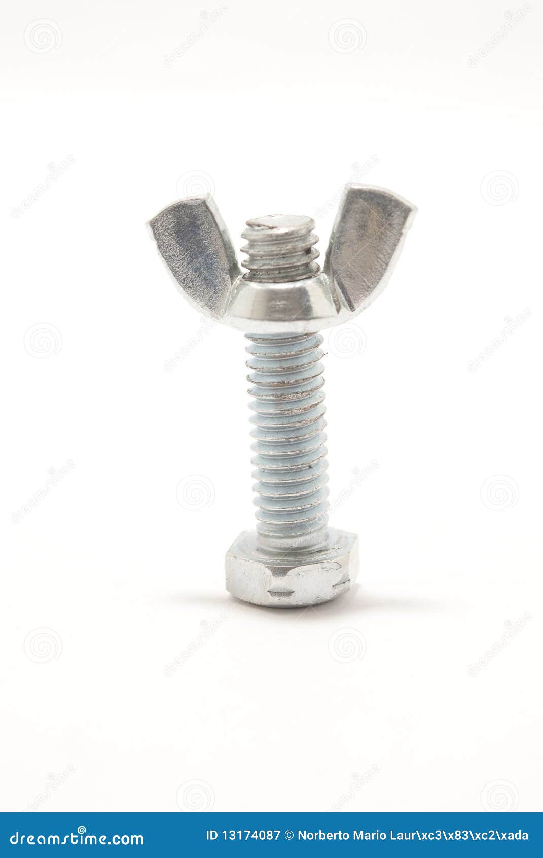 Bout en vleugelmoer stock afbeelding. Image of concept - 13174087